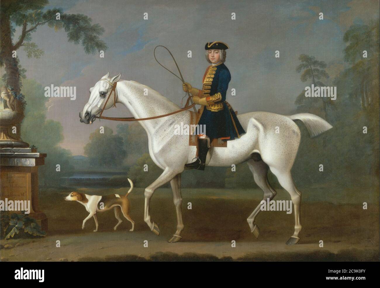 James Seymour - Sir Roger Burgoyne Riding 'Badger' Stock Photo - Alamy