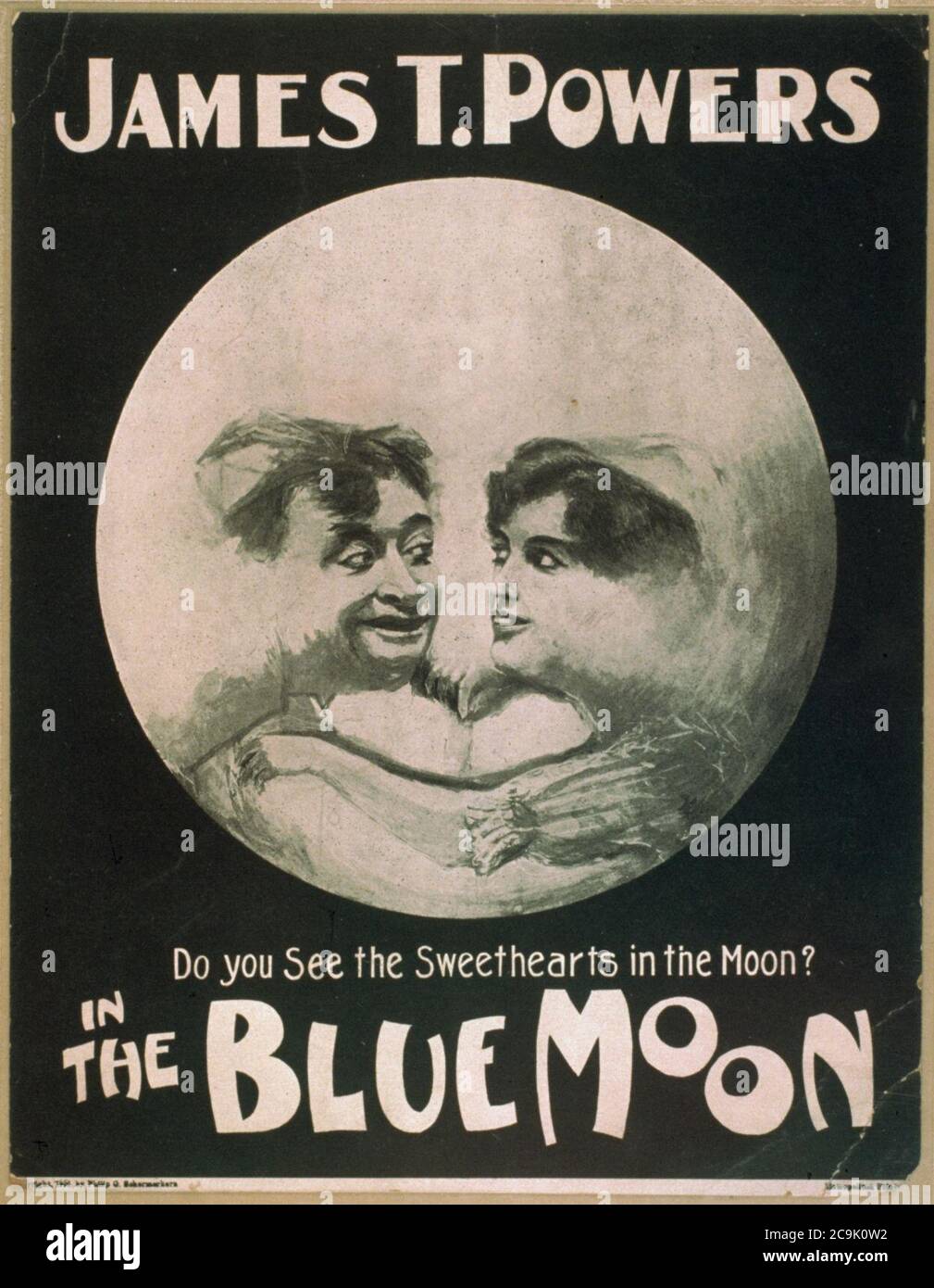 James T. Powers in The blue moon Abstract: 1 print : color lithograph ...