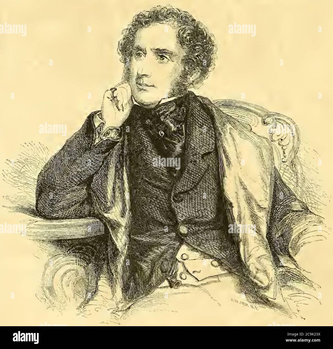 James W. Wallack, 1852, version Stock Photo - Alamy
