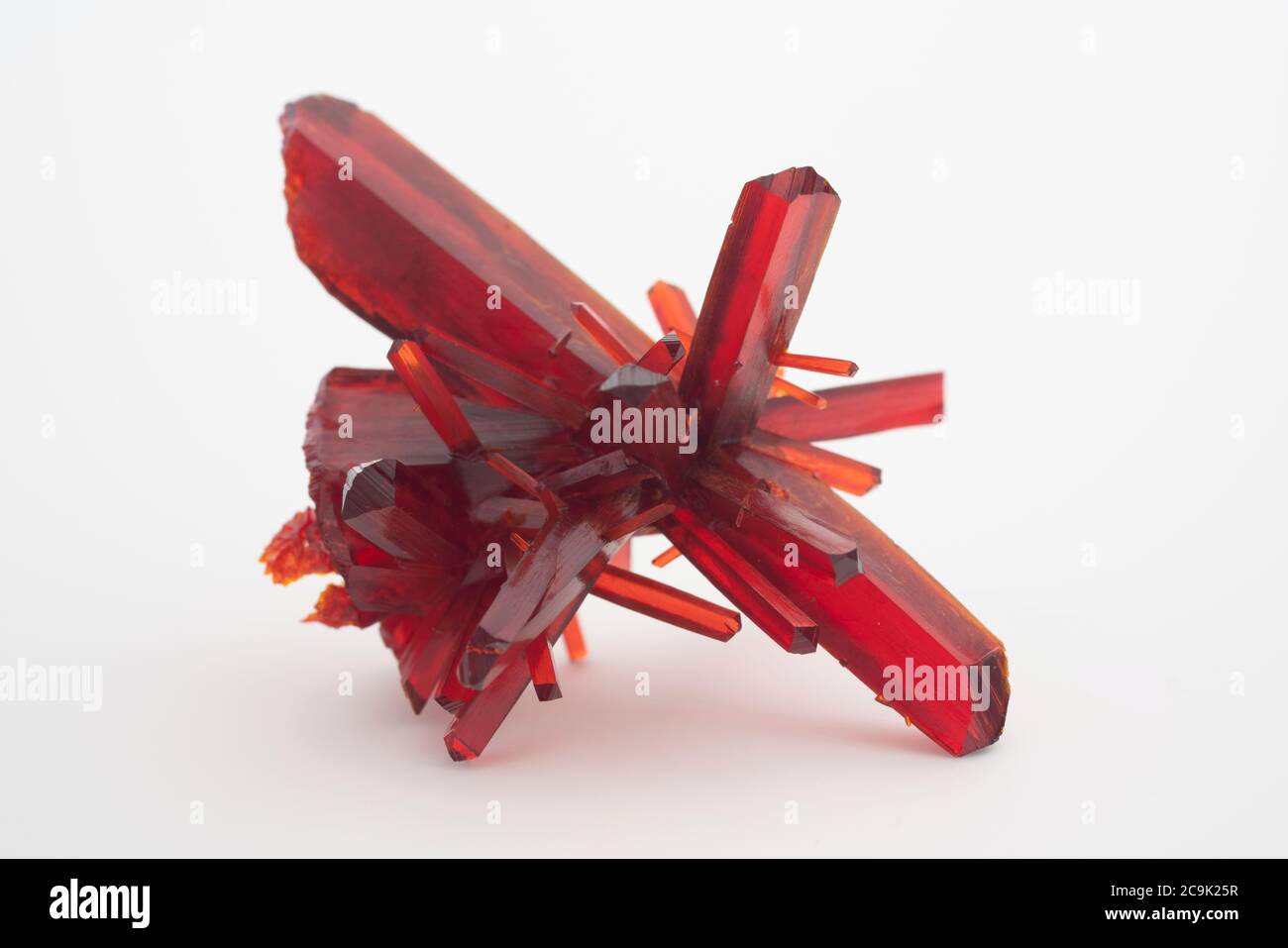 Red crystal specimen hi-res stock photography and images - Alamy