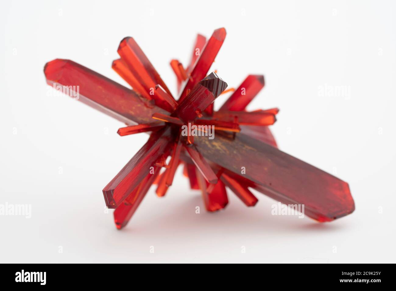 Red crystal specimen hi-res stock photography and images - Alamy