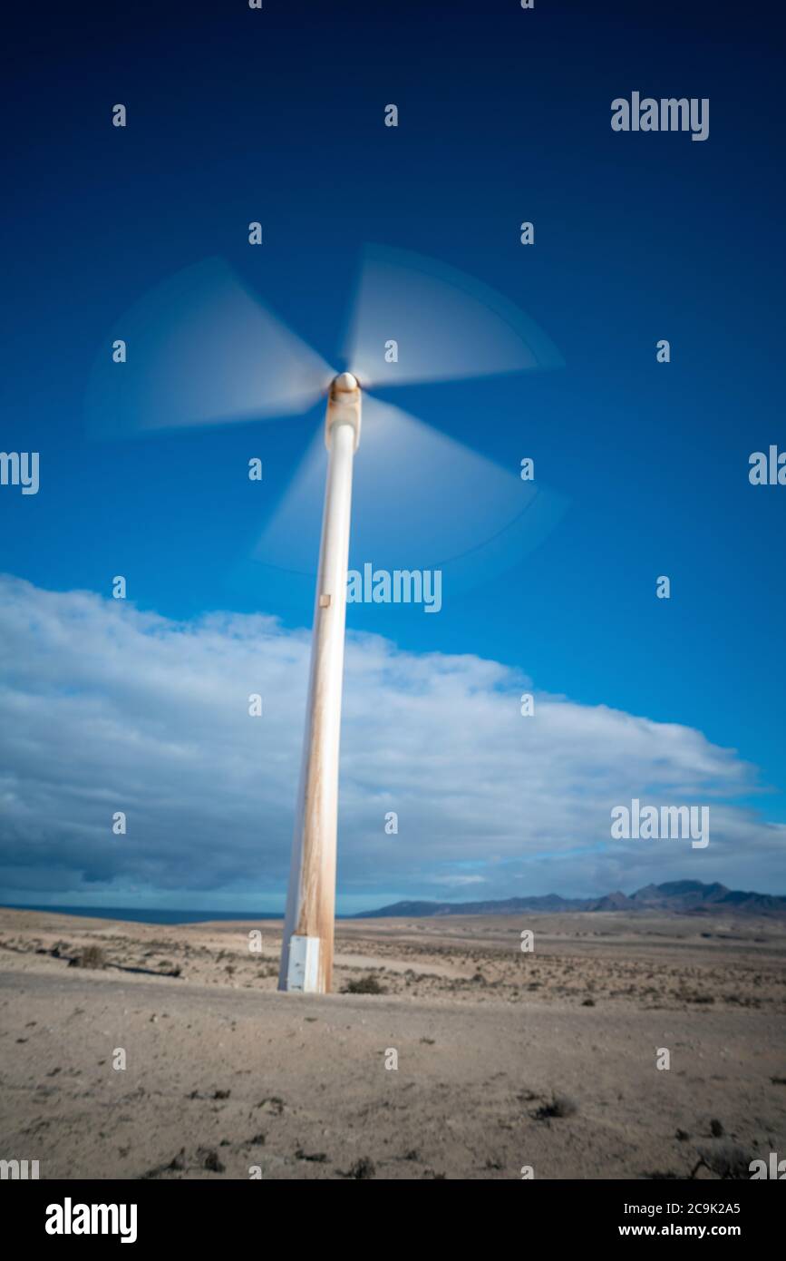 Desert and wind farm hi-res stock photography and images - Alamy