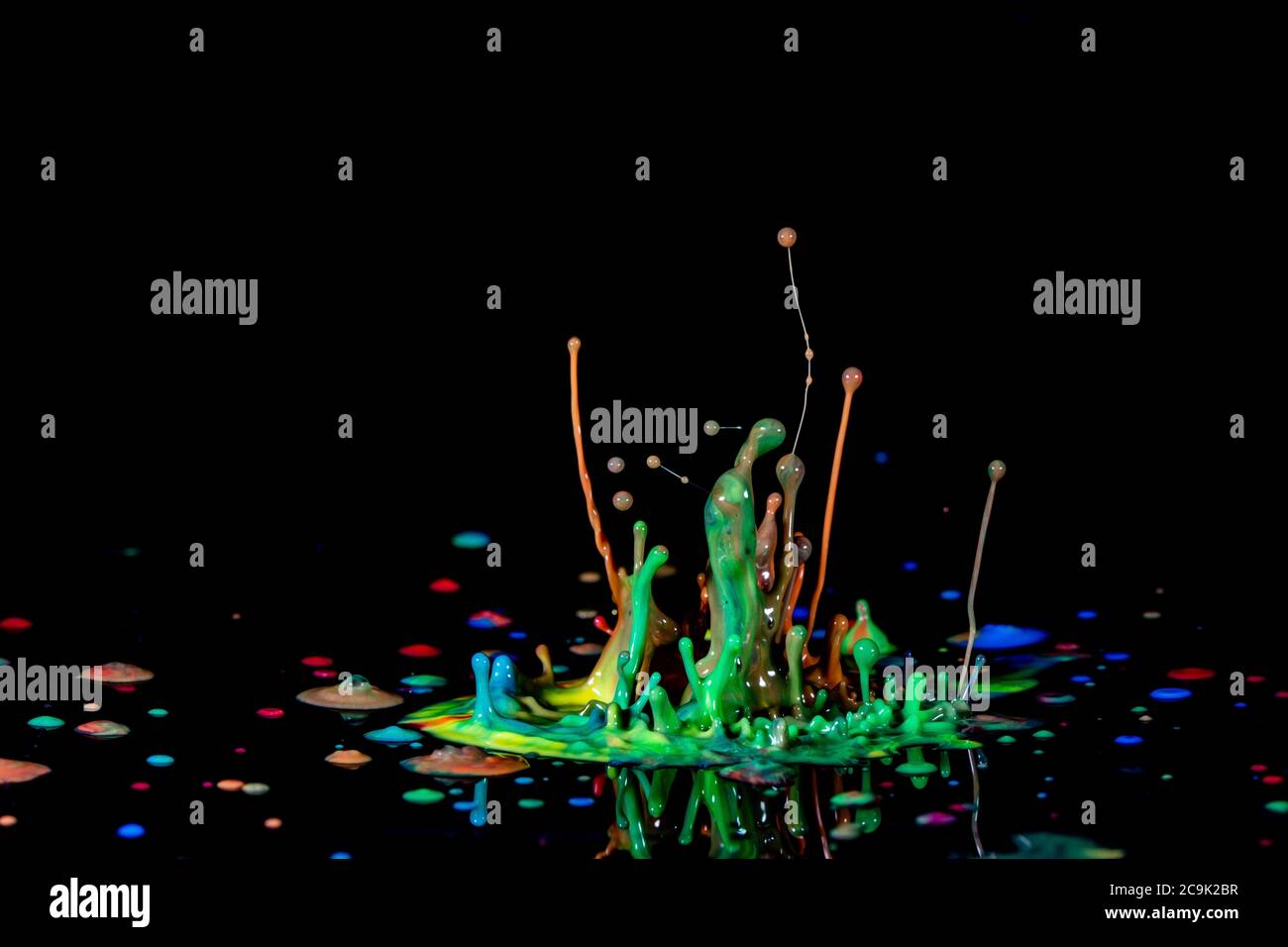 Paint splatter detail hi-res stock photography and images - Alamy