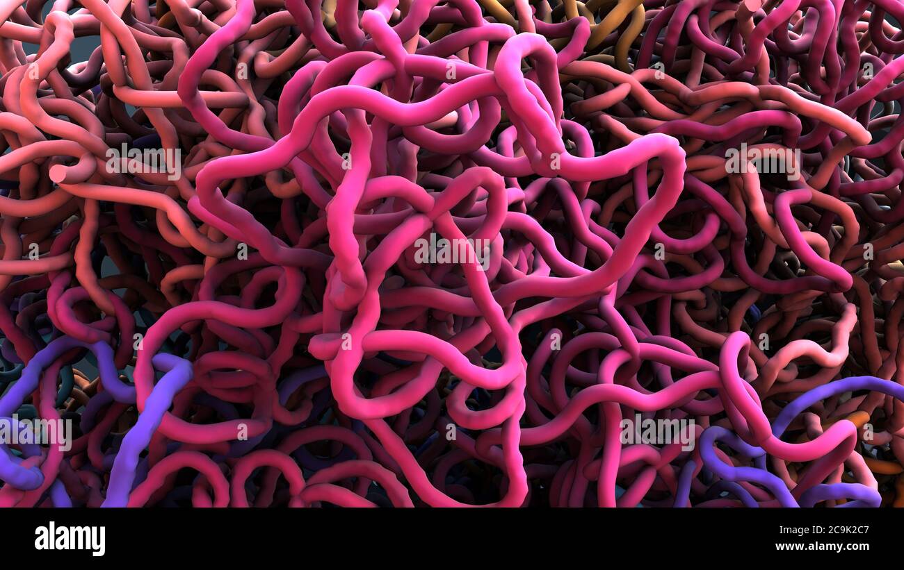 Chromatin, illustration. Chromatin is the condensed form of DNA ...