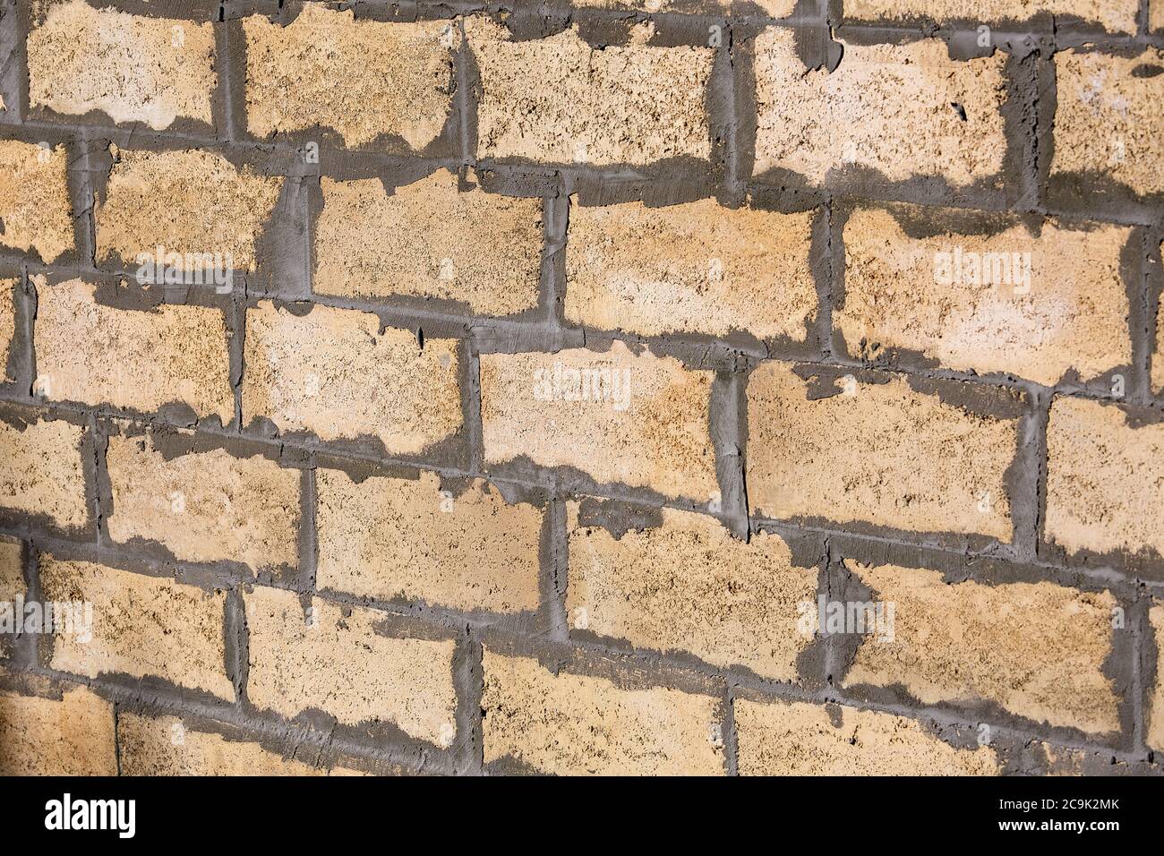 brick wall texture with cement, architectural wall design in loft style ...