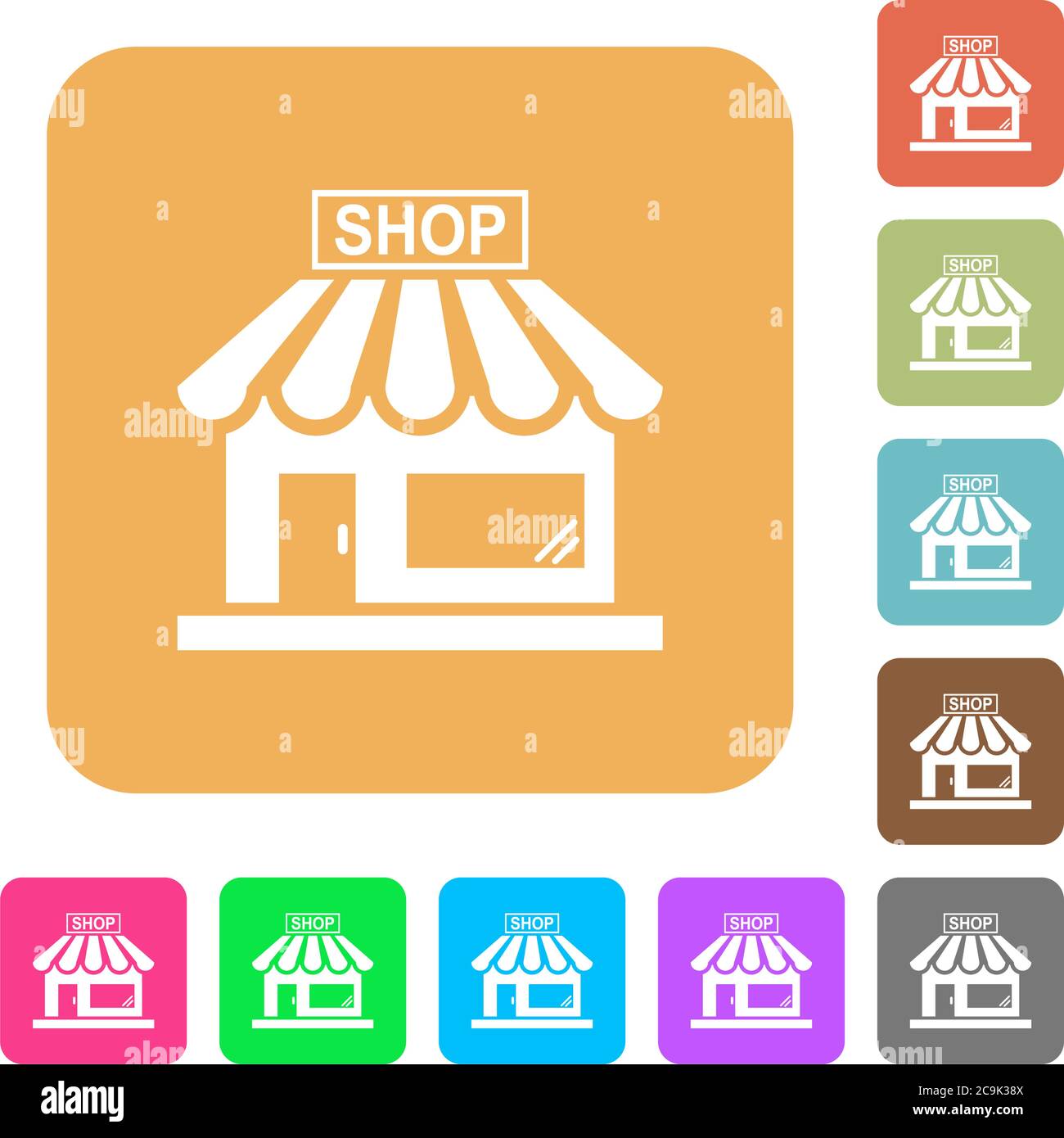 Facades curved Stock Vector Images - Alamy