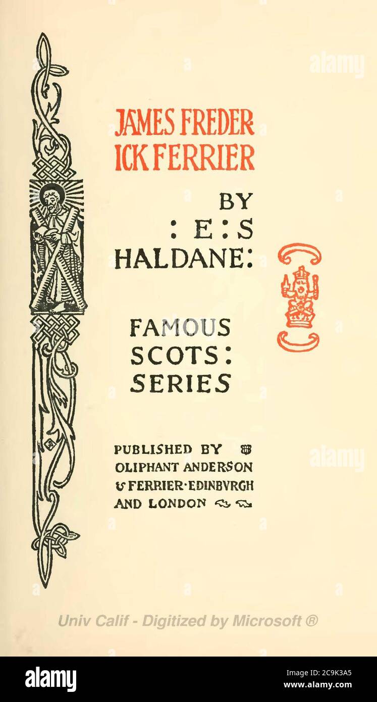 Jamesfrederickfe00hald p7 300dpi Stock Photo - Alamy