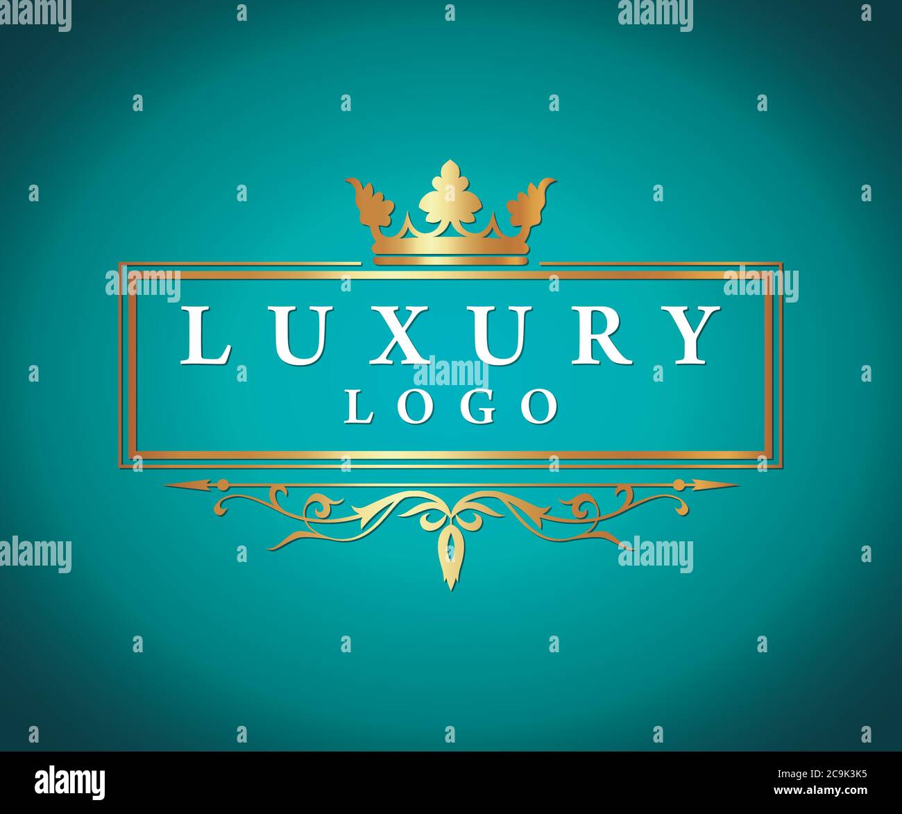 Luxury, Royal and Elegant Logo Vector Design Stock Vector Image & Art ...