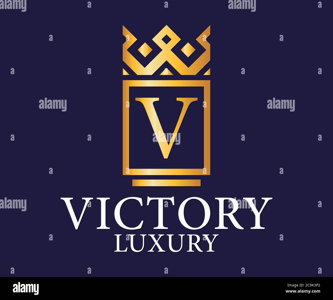 Luxury, Royal and Elegant Logo Vector Design Stock Vector Image & Art ...