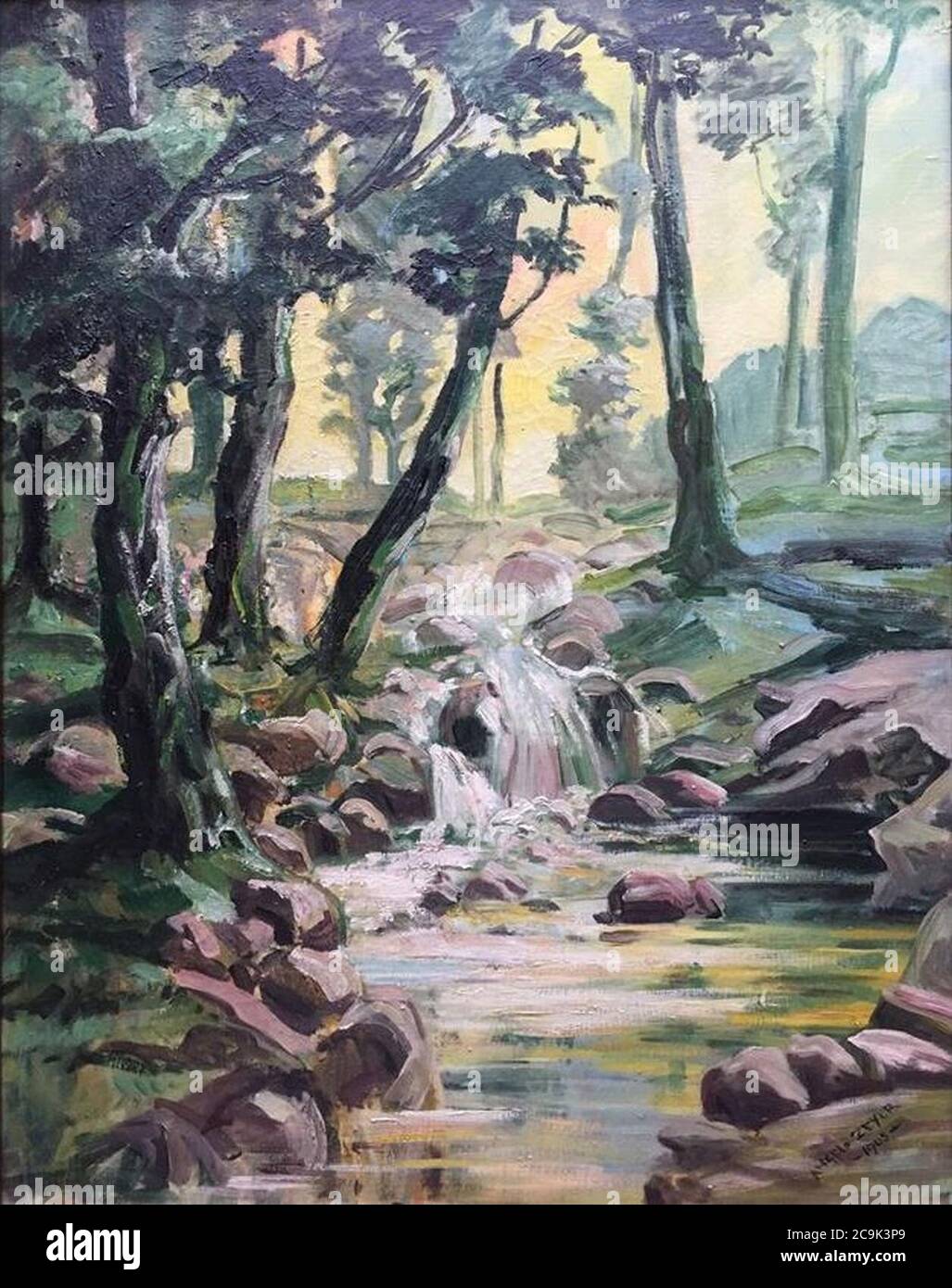 Jan Angelo Zeyer - Potůček (1905 Stock Photo - Alamy