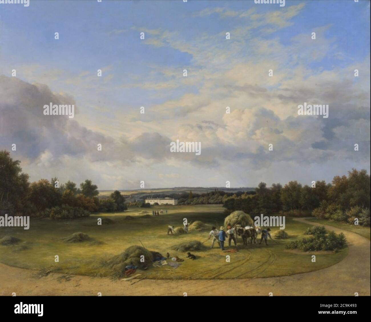 Jan Baptiste de Jonghe - View of the Ardennes Castle Stock Photo - Alamy