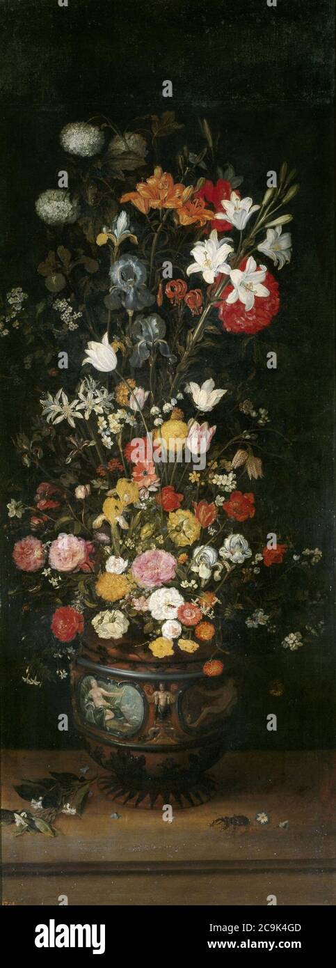 Jan Brueghel (I) - Flowers in a vase Stock Photo - Alamy