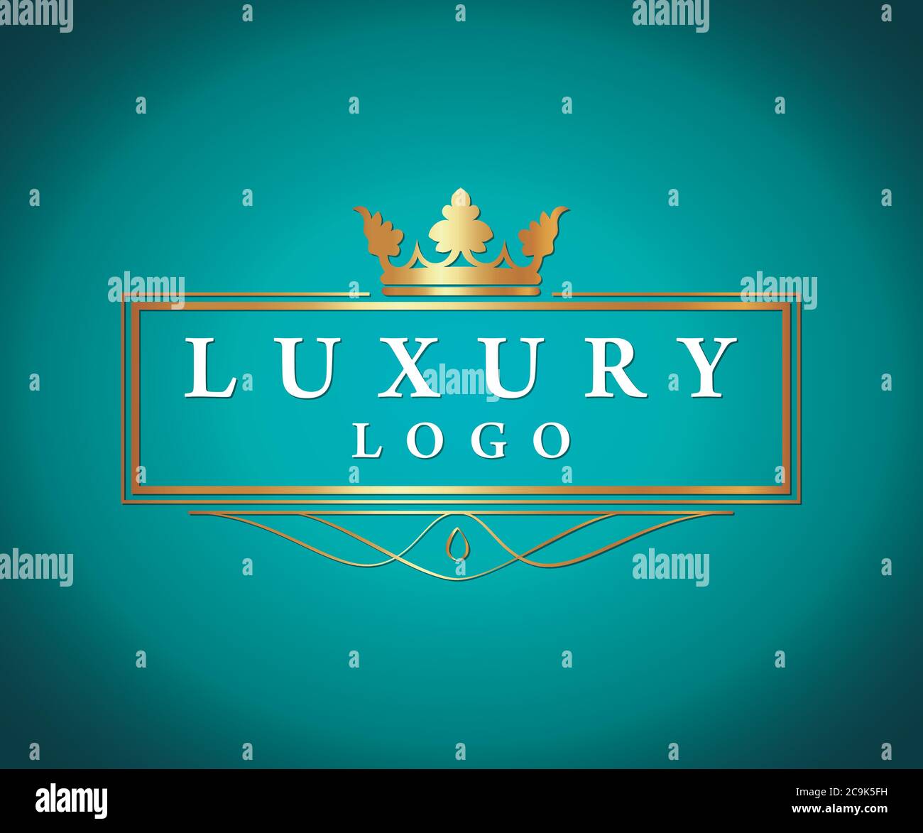 Luxury, Royal and Elegant Logo Vector Design Stock Vector Image & Art ...