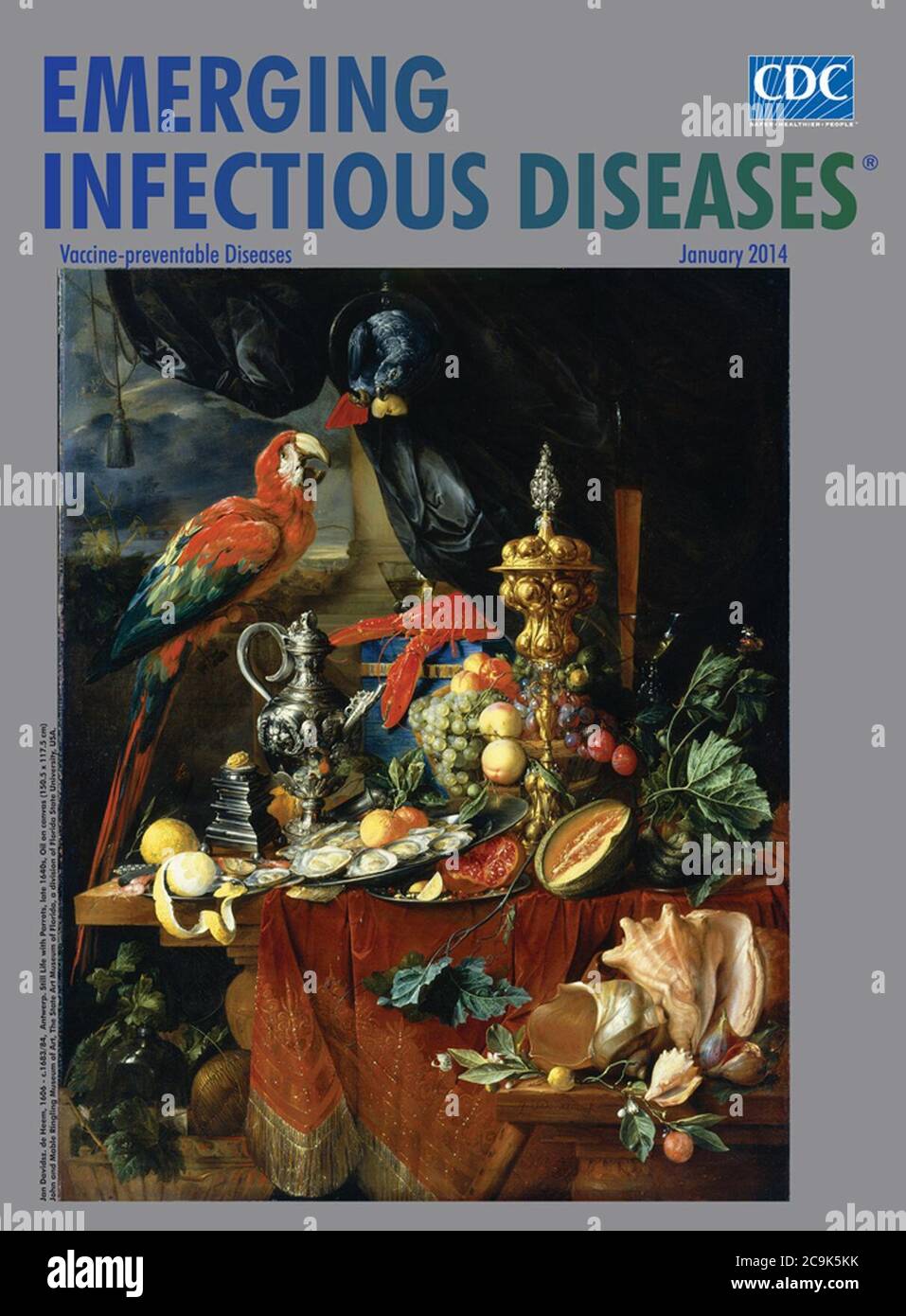 Jan Davidsz. de Heem EID Journal Cover AC-2001-Fa Stock Photo - Alamy