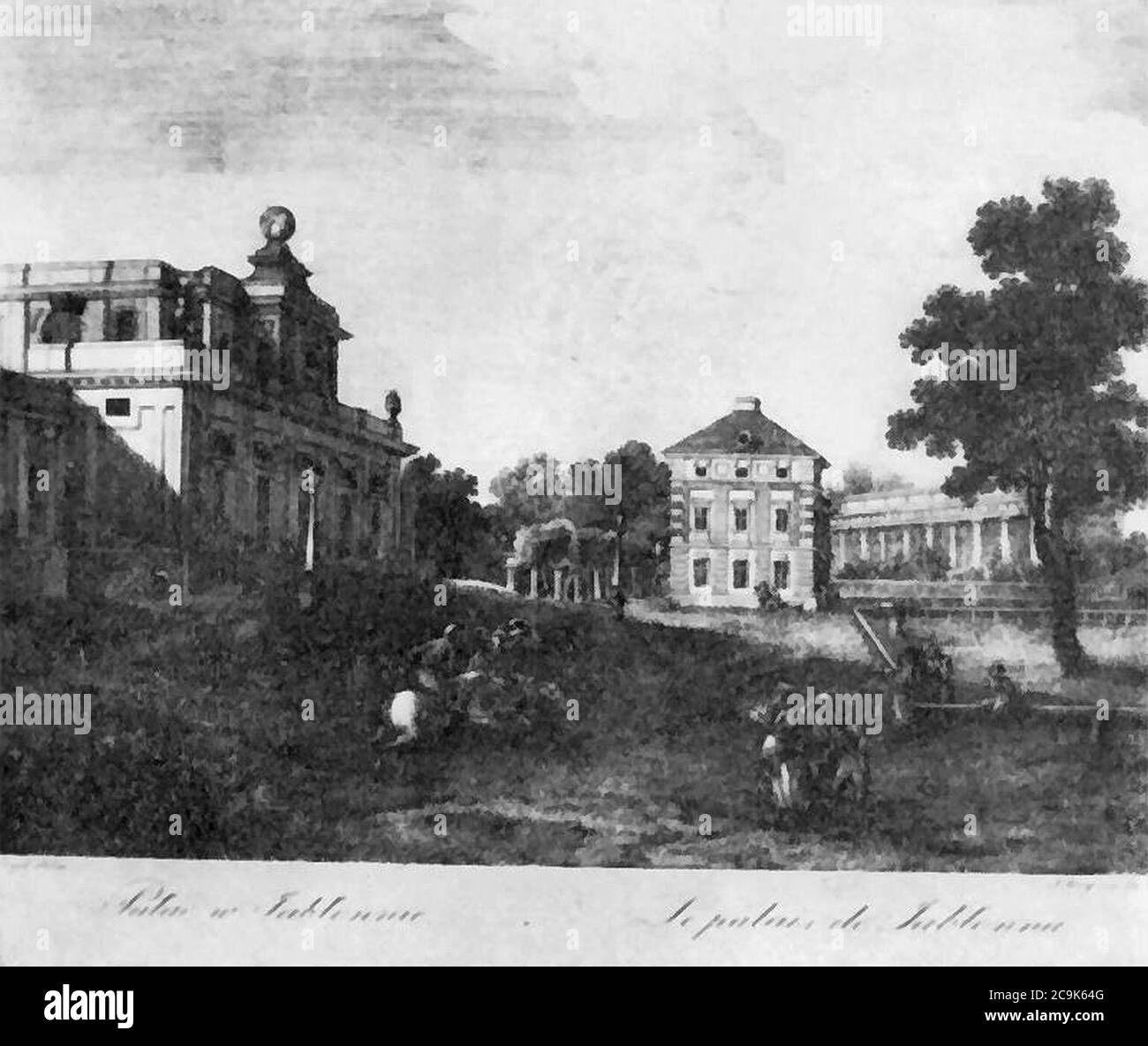 Jan Frey, Pałac w Jabłonnie Stock Photo - Alamy