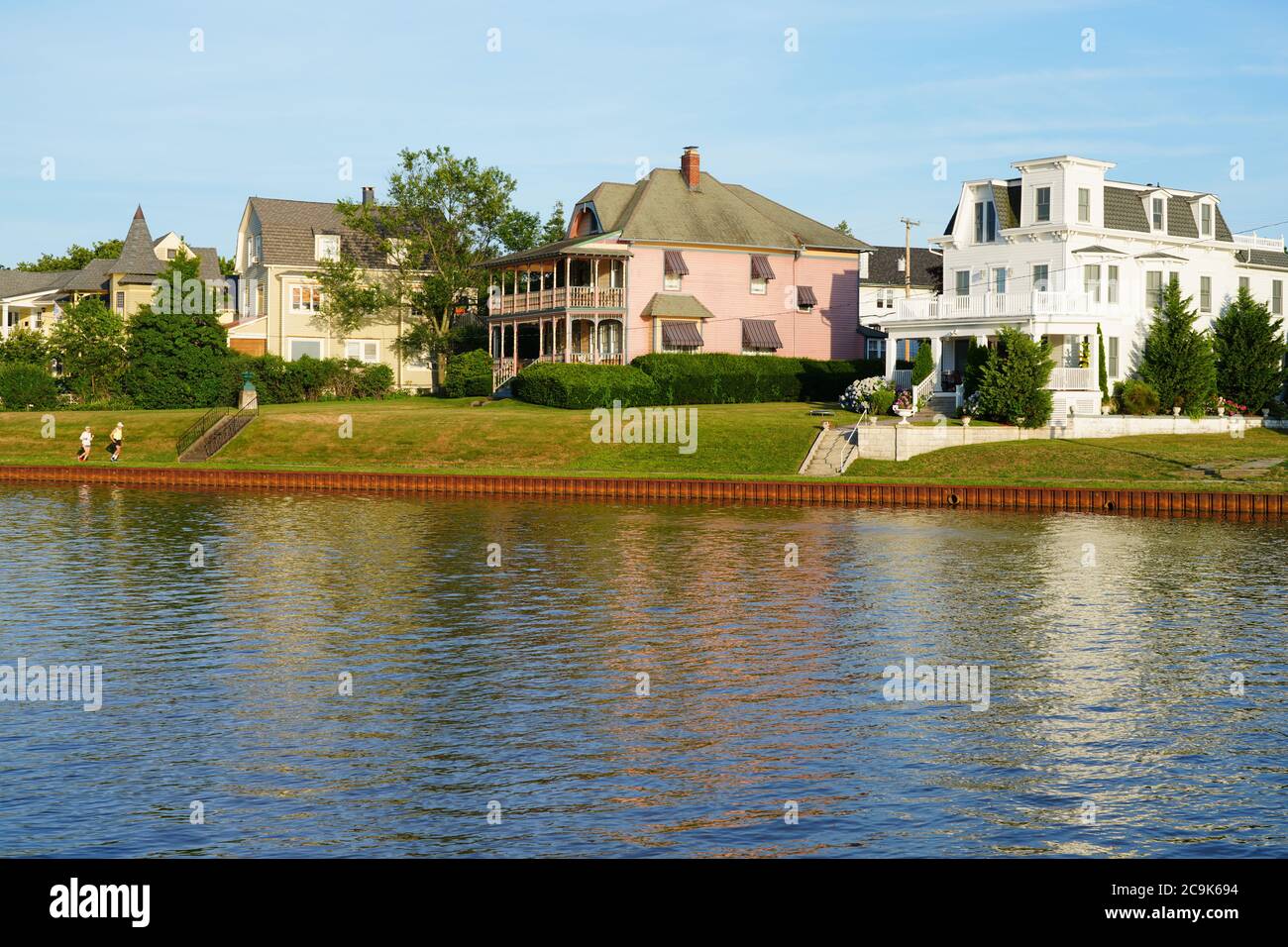 OCEAN GROVE, NJ -16 JUL 2020- View of Ocean Grove, a town on the New ...