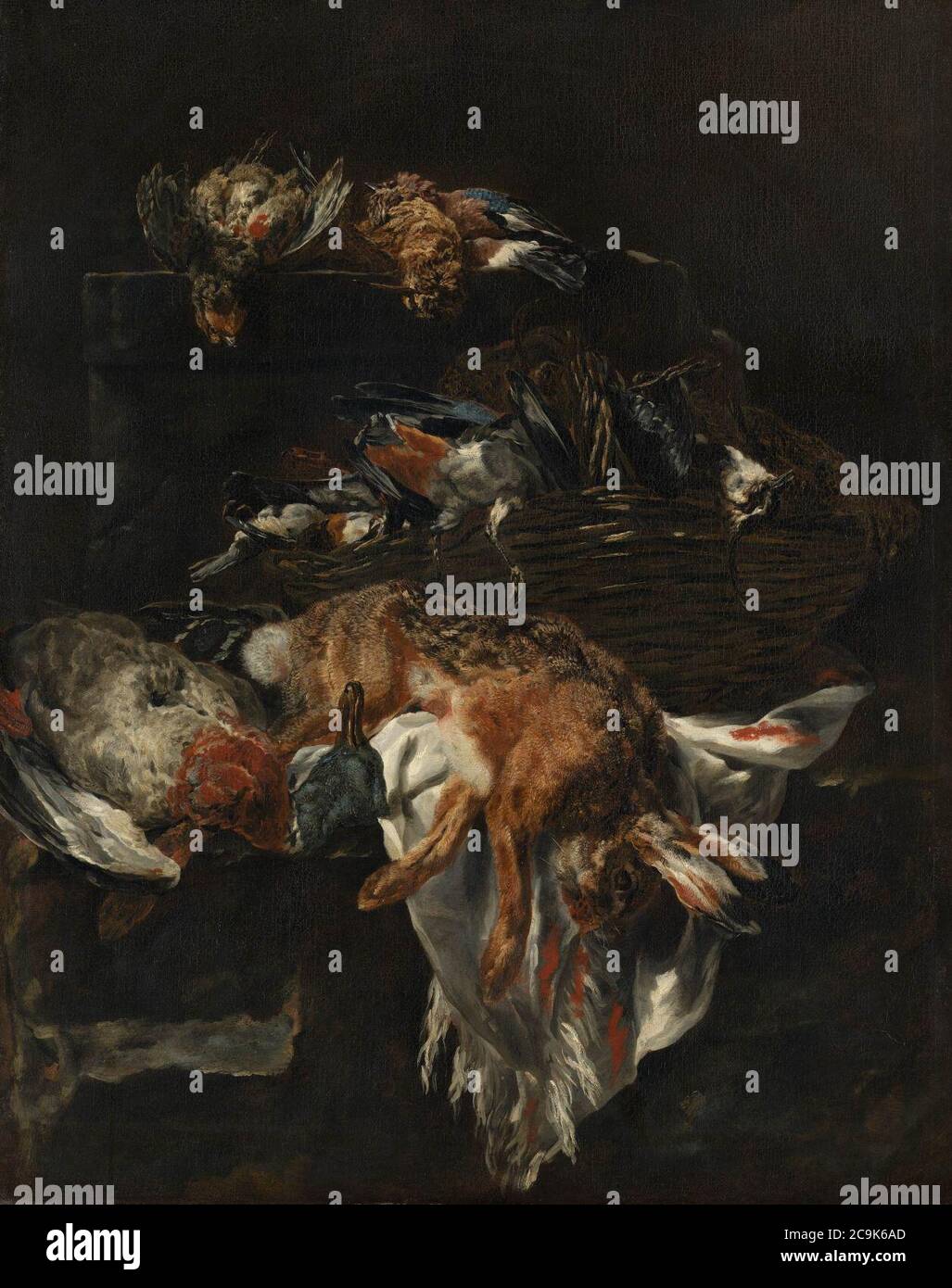 Jan Fyt - Still Life with Game Stock Photo - Alamy