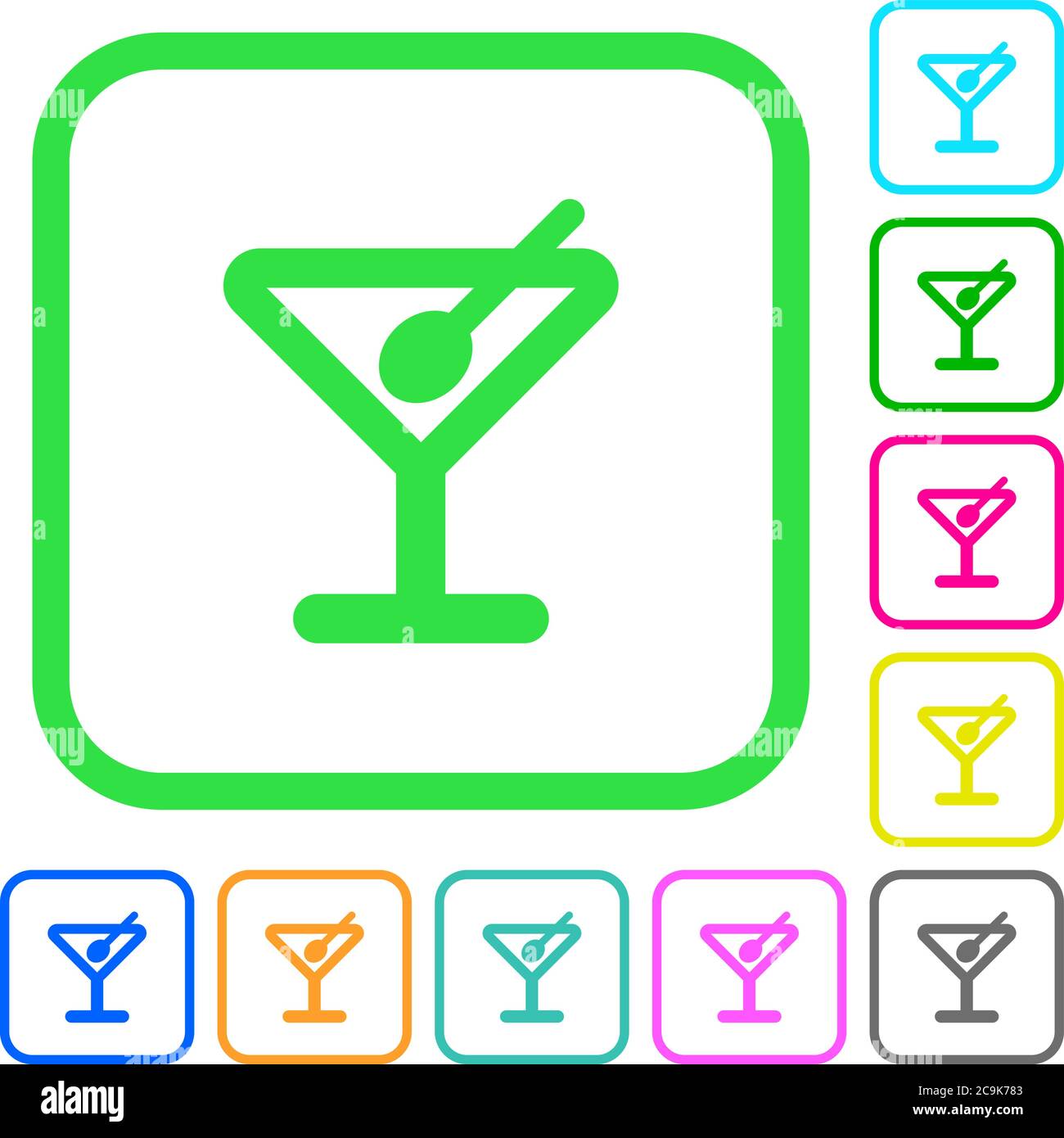 Martini ledge Stock Vector Images - Alamy