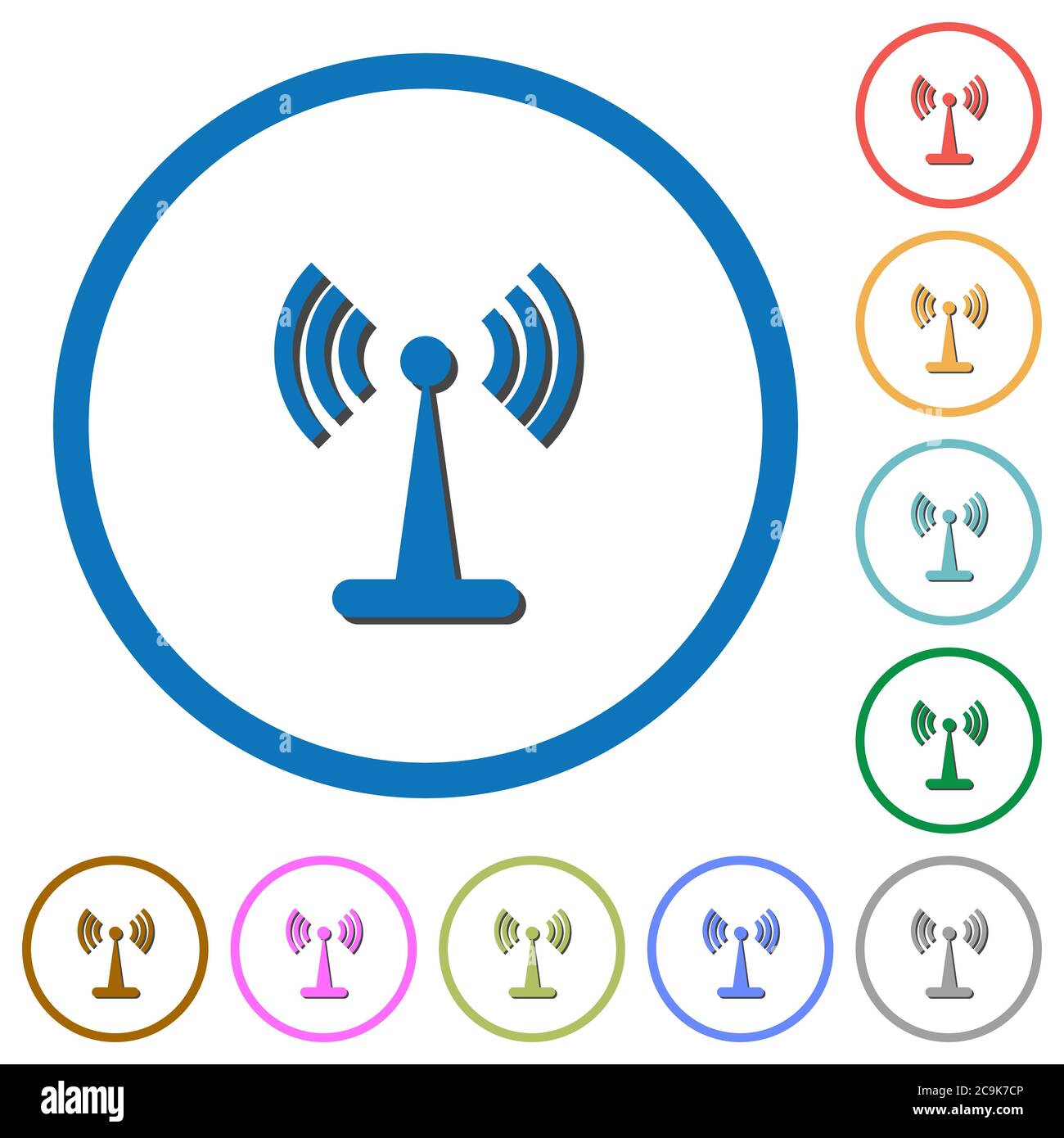 Radiocast Stock Vector Images - Alamy