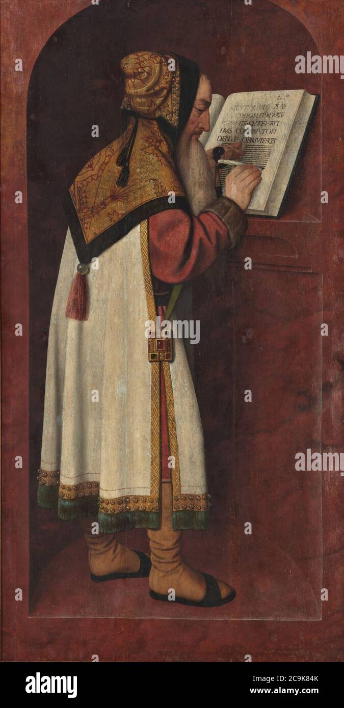 Jan Mostaert - De profeet Jesaja - St 13 Stock Photo - Alamy