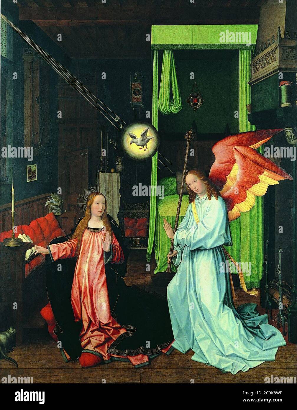 Jan Provoost - Annunciation Stock Photo - Alamy
