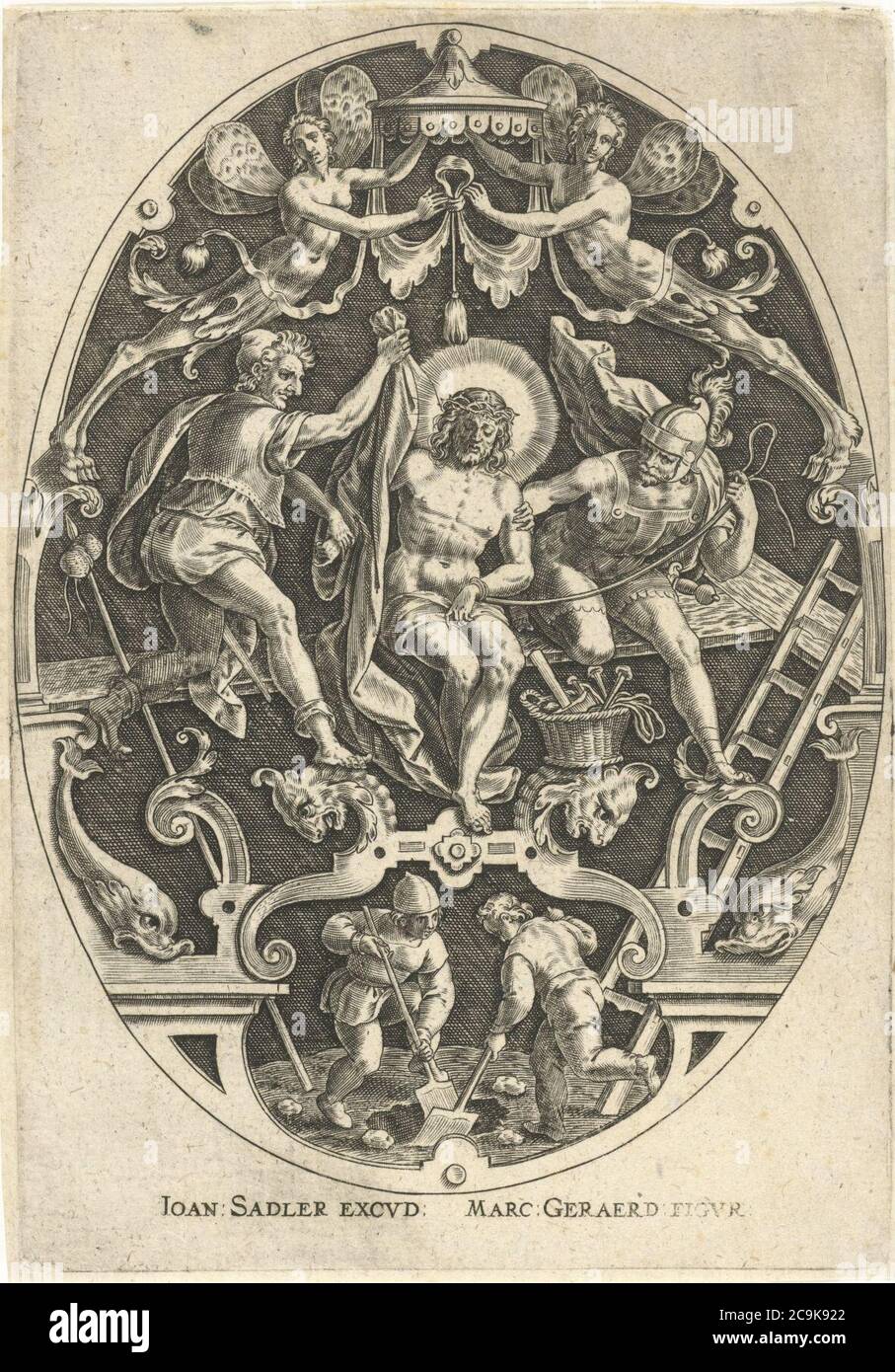 Jan Sadeler (I), after Marcus Gheeraerts (I) - Passio verbigenae quae ...