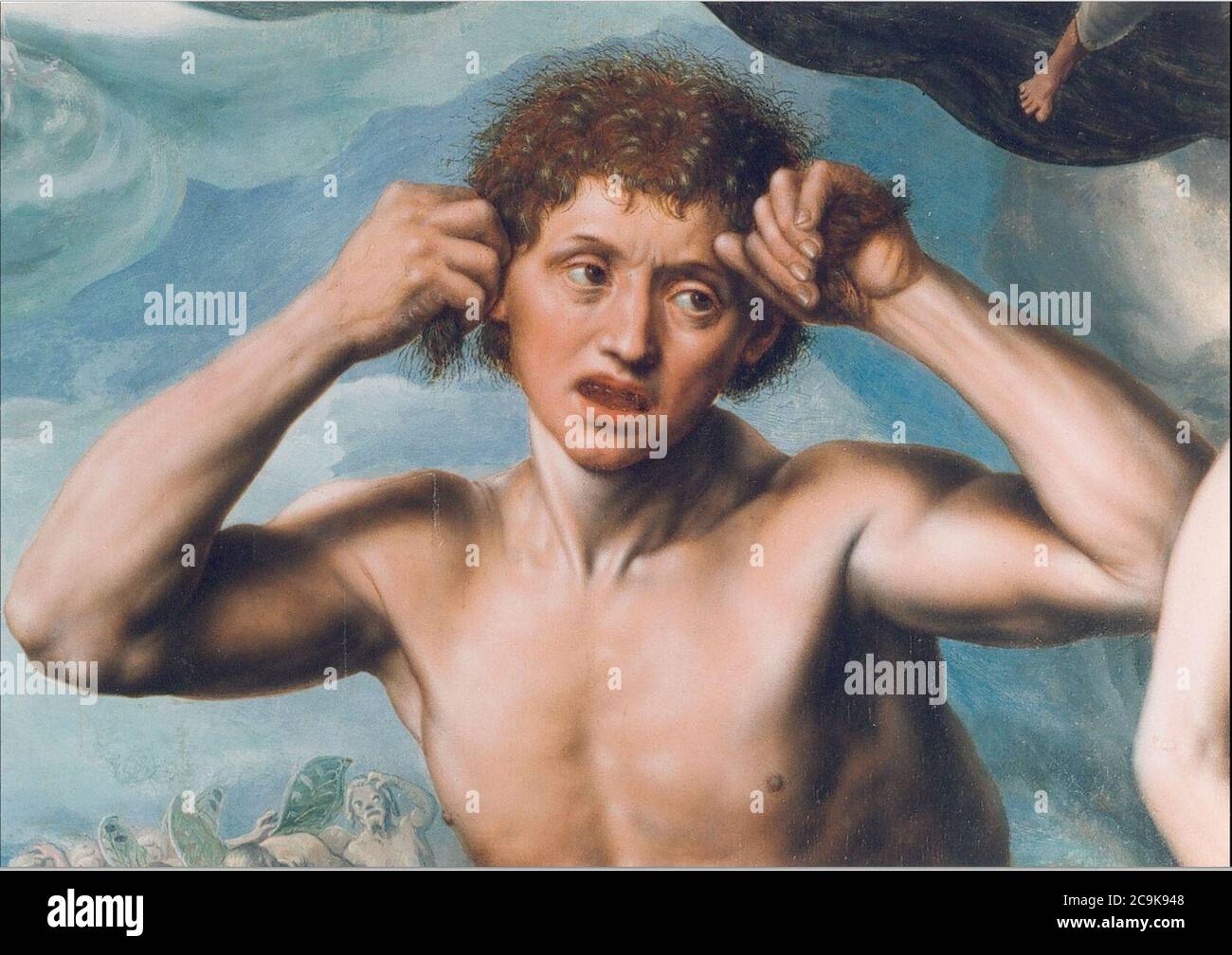 Jan Sanders van Hemessen - Last Judgement central panel fragment3 Stock ...