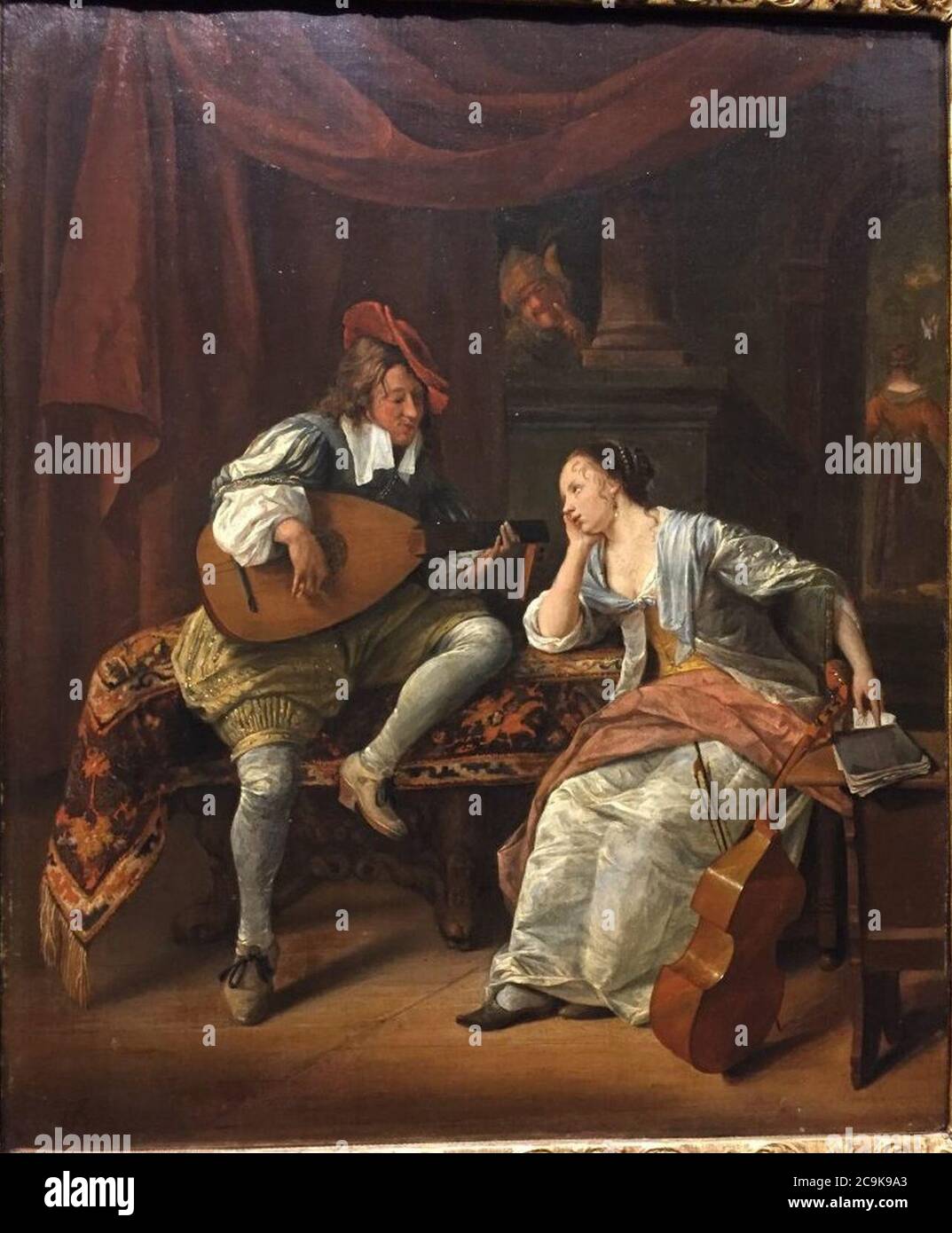 Jan Steen - Ascanius and Lucilla Stock Photo - Alamy