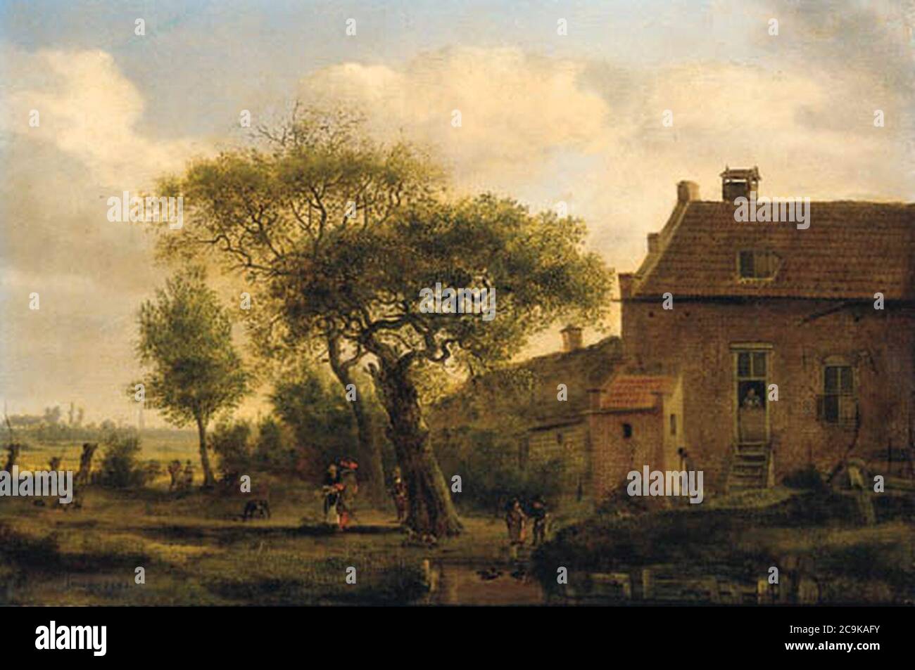 Jan van der Heyden - Landscape with a Country House among Trees 1997 ...