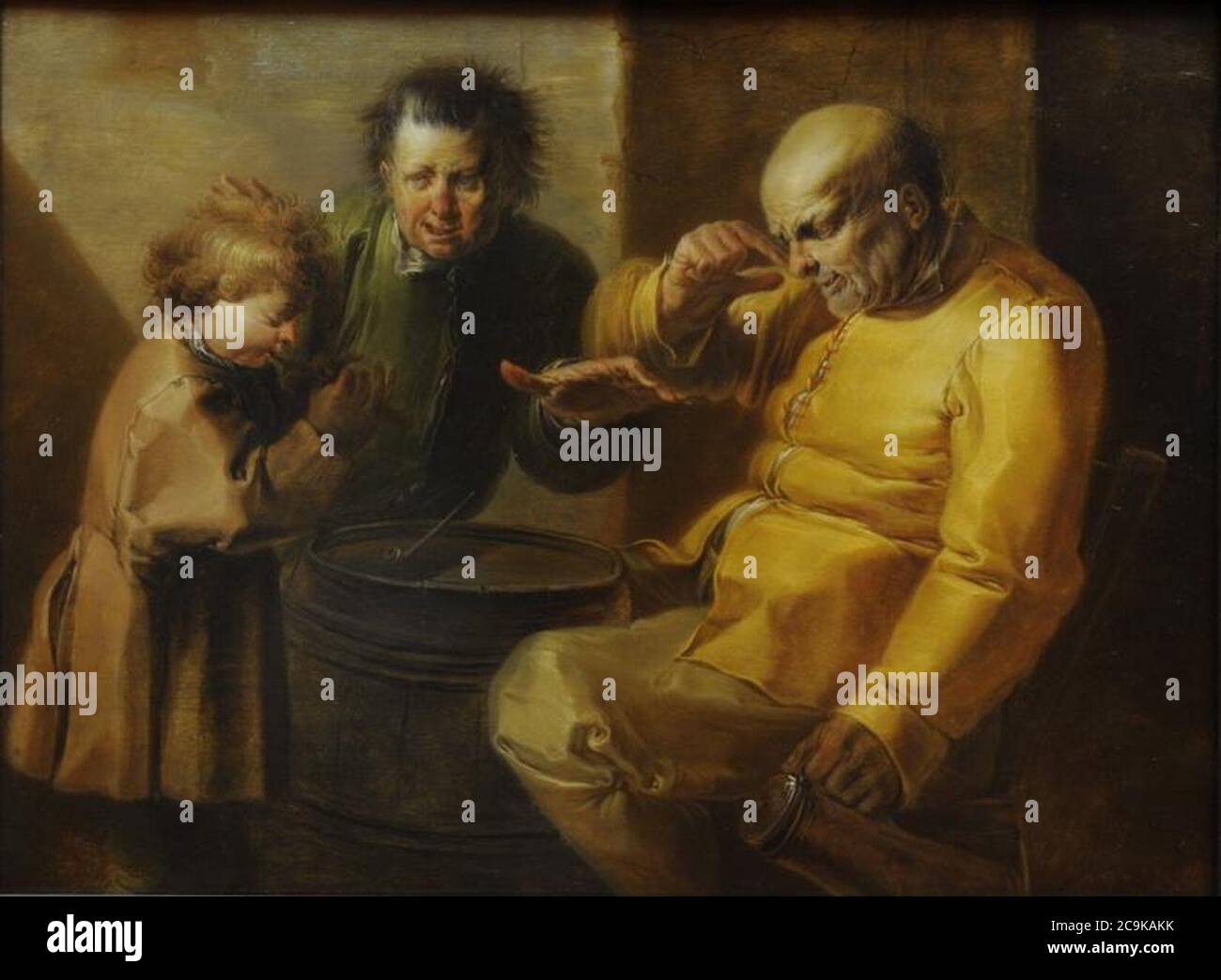 Jan van der Venne - The three ages of man Stock Photo - Alamy
