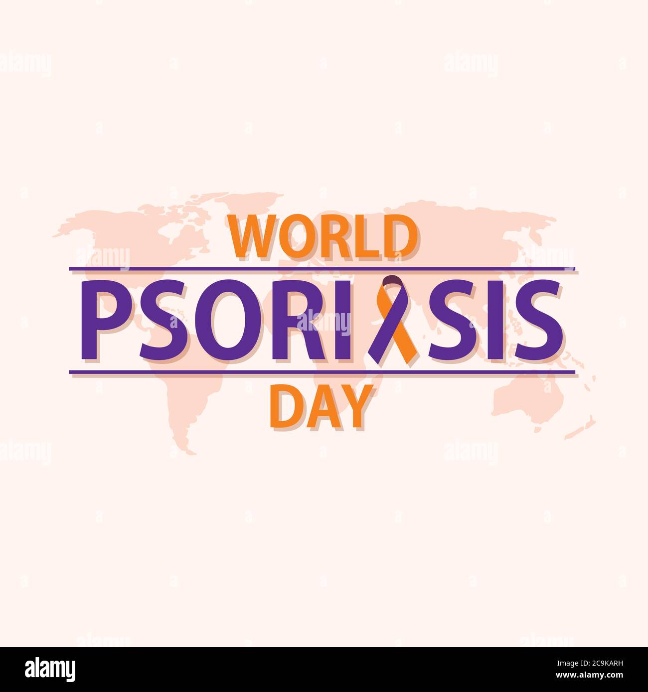 vector illustration of world psoriasis day poster design Stock Vector ...