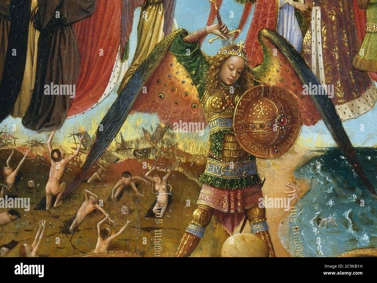 Jan van Eyck Diptych the Fall3 Stock Photo - Alamy