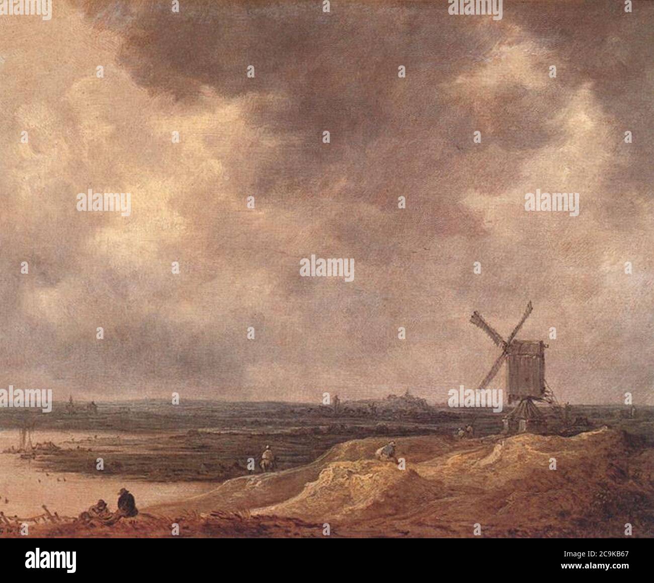 Windmill by a river hi-res stock photography and images - Alamy