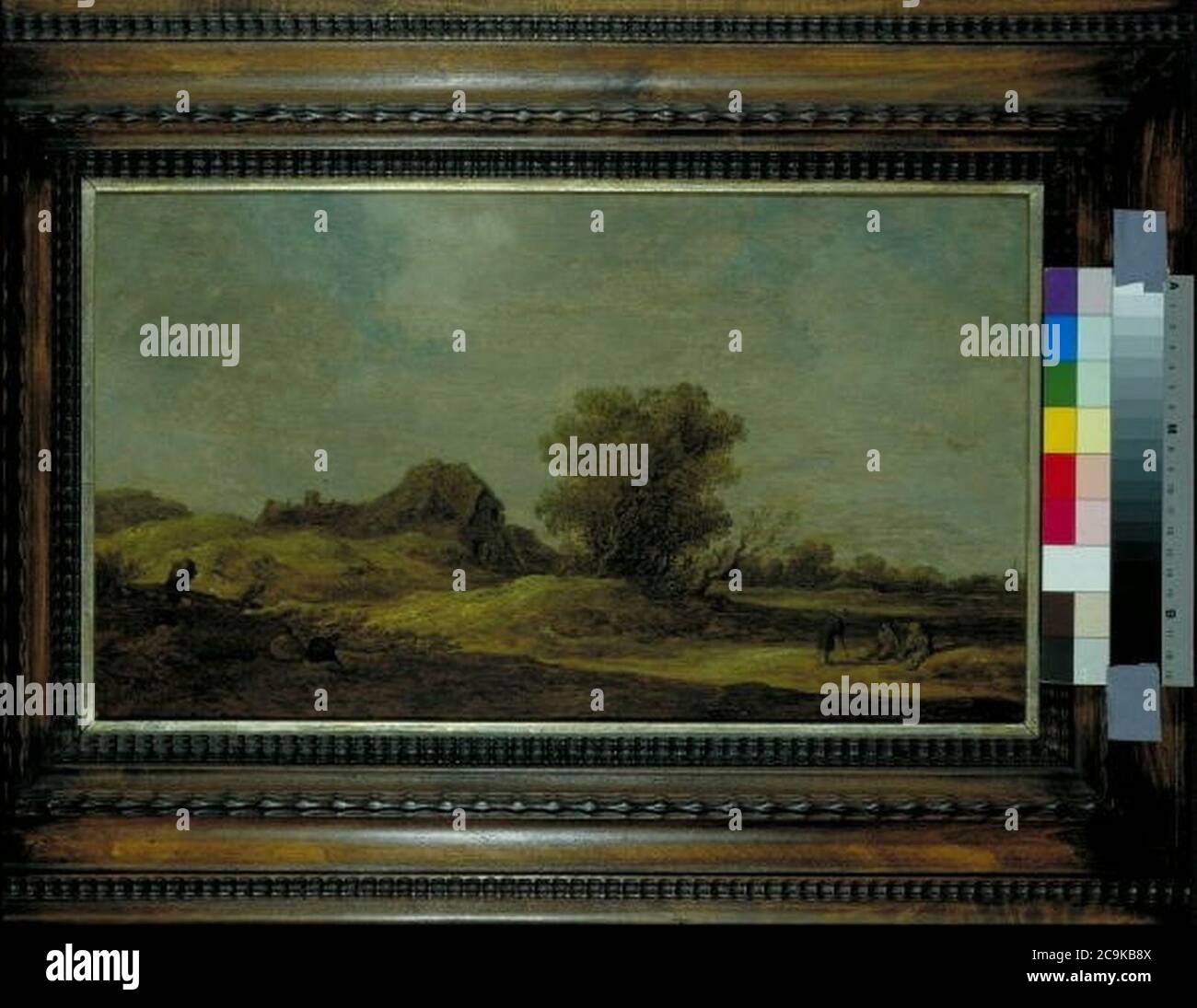 Jan van Goyen 1596-1656 - Selska usedlost v dunach Stock Photo - Alamy