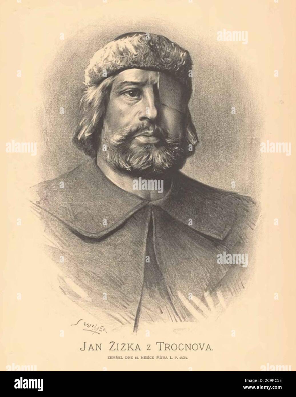 Jan Vilímek - Jan Žižka z Trocnova Stock Photo - Alamy