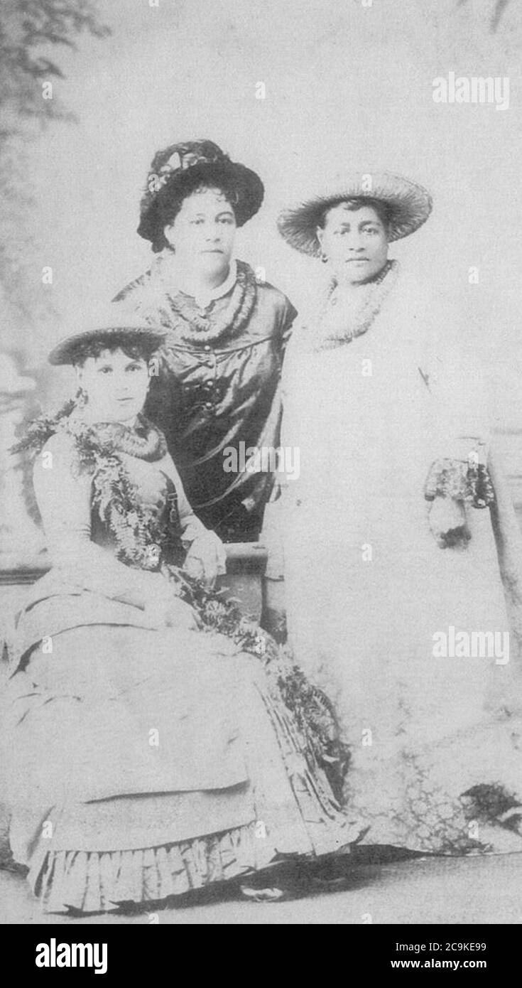 Jane Piikea Cummins, M. Kahai Mersberg and Rebecca Kahalewai Cummins ...