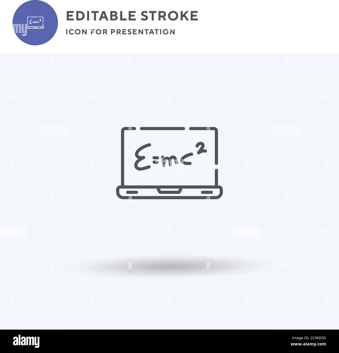 Formula icon vector, filled flat sign, solid pictogram isolated on ...