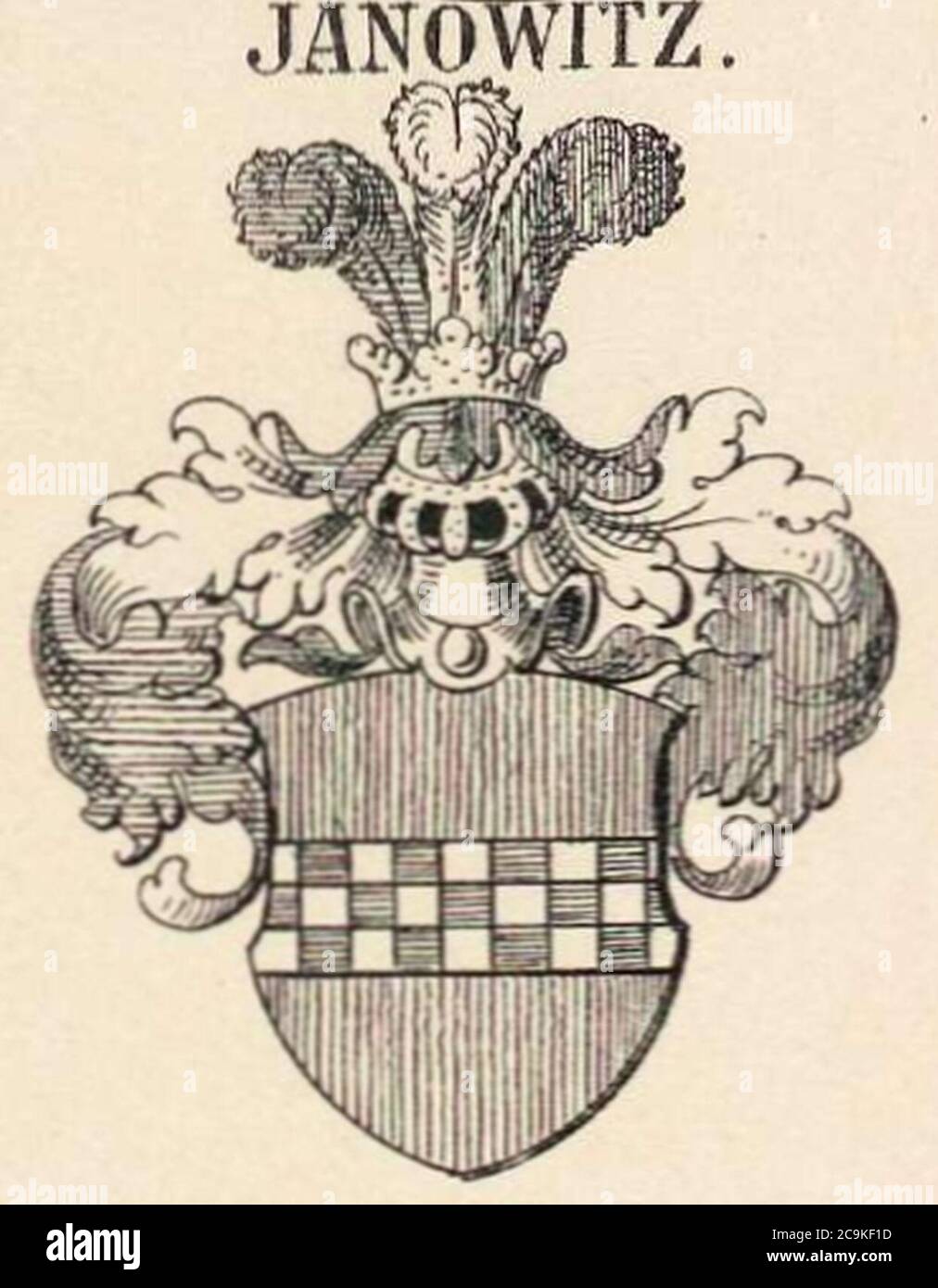 Janowitz-Wappen 16. Jahrhundert Stock Photo - Alamy