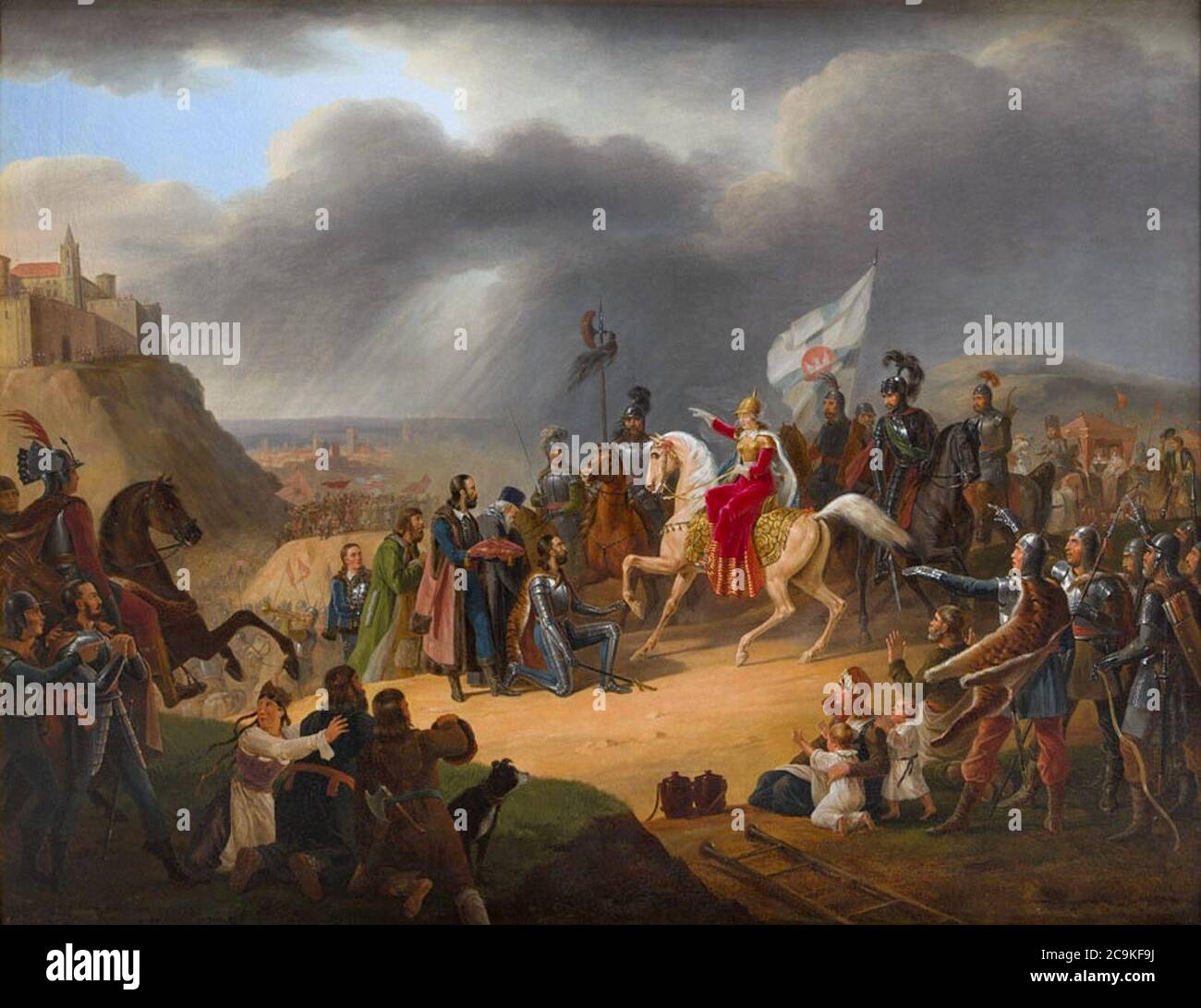 January Suchodolski - Hołd Jadwidze 1827 Stock Photo - Alamy
