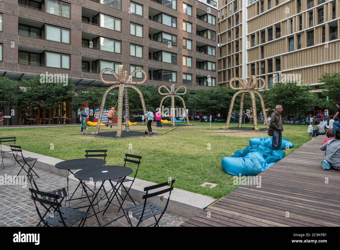 The new Darling Quarter area of central Sydney, Darling Harbour ...