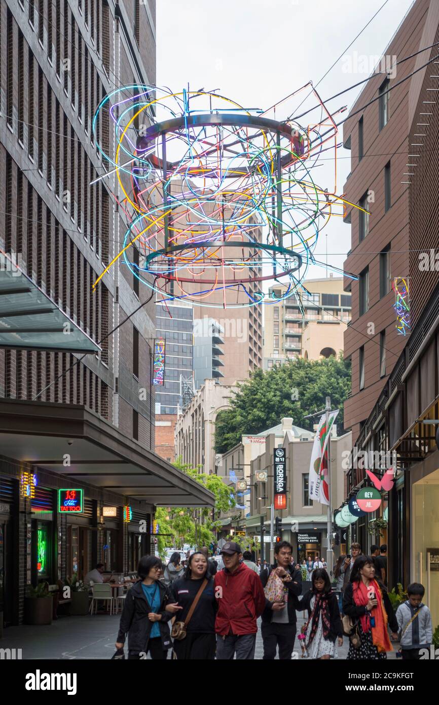 The new Darling Quarter area of central Sydney, Darling Harbour ...