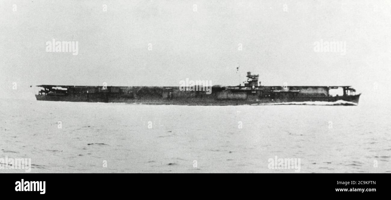 Japanese aircraft carrier Soryu Stock Photo - Alamy