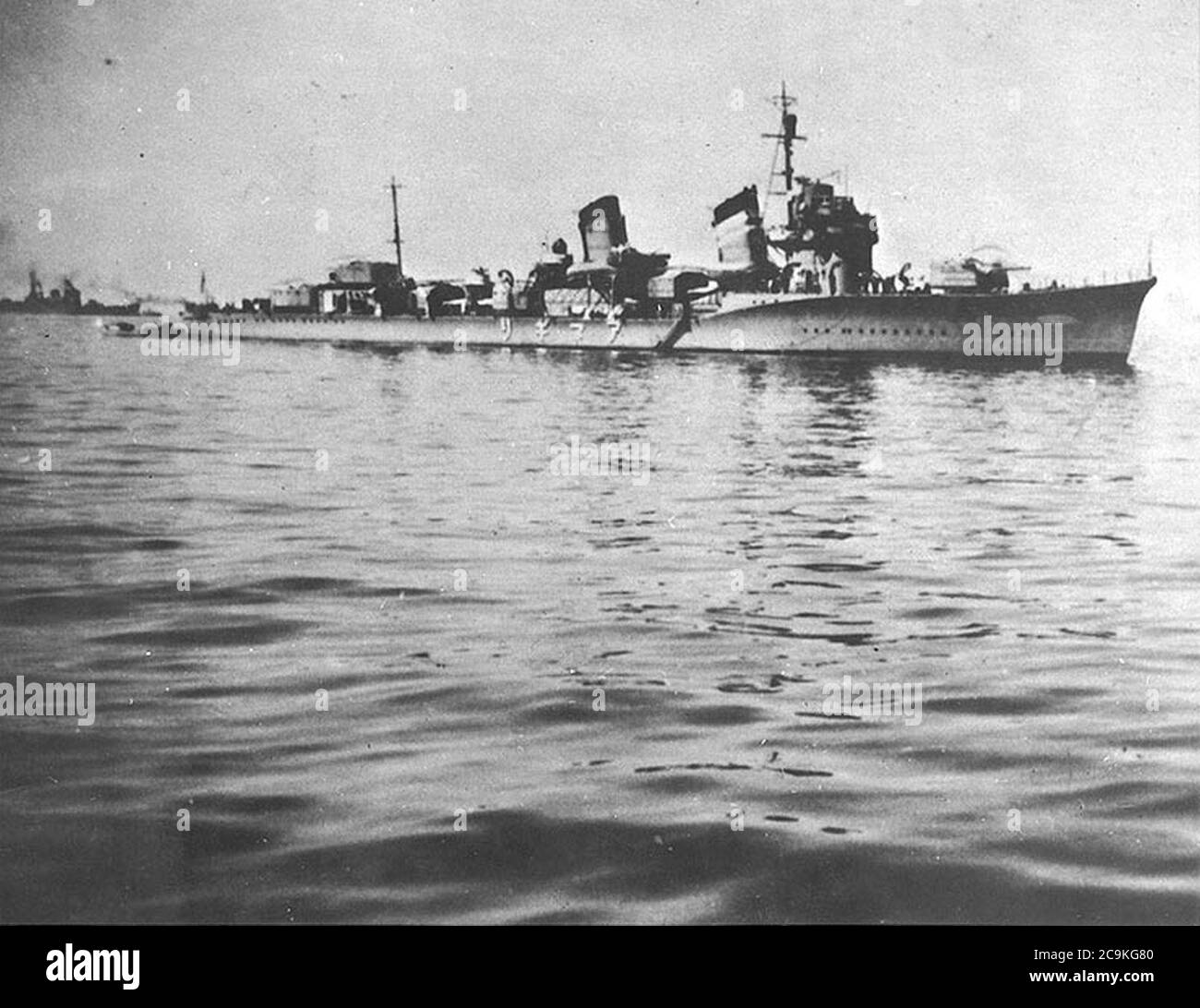 Japanese Destroyer Amagiri Stock Photo - Alamy