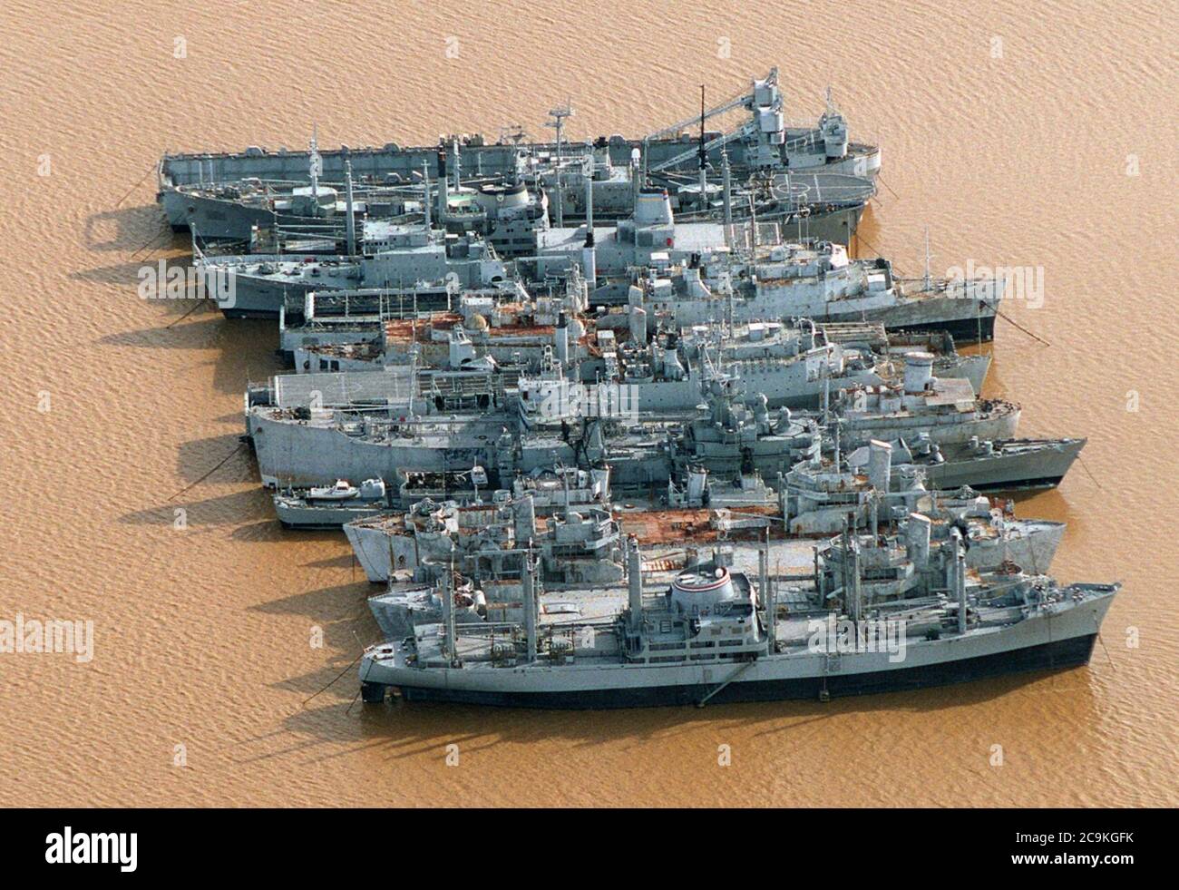 James River Reserve Fleet Unit 6E 1996 Stock Photo - Alamy
