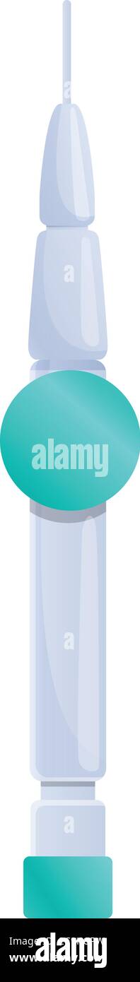 Catheter needle icon. Cartoon of catheter needle vector icon for web ...