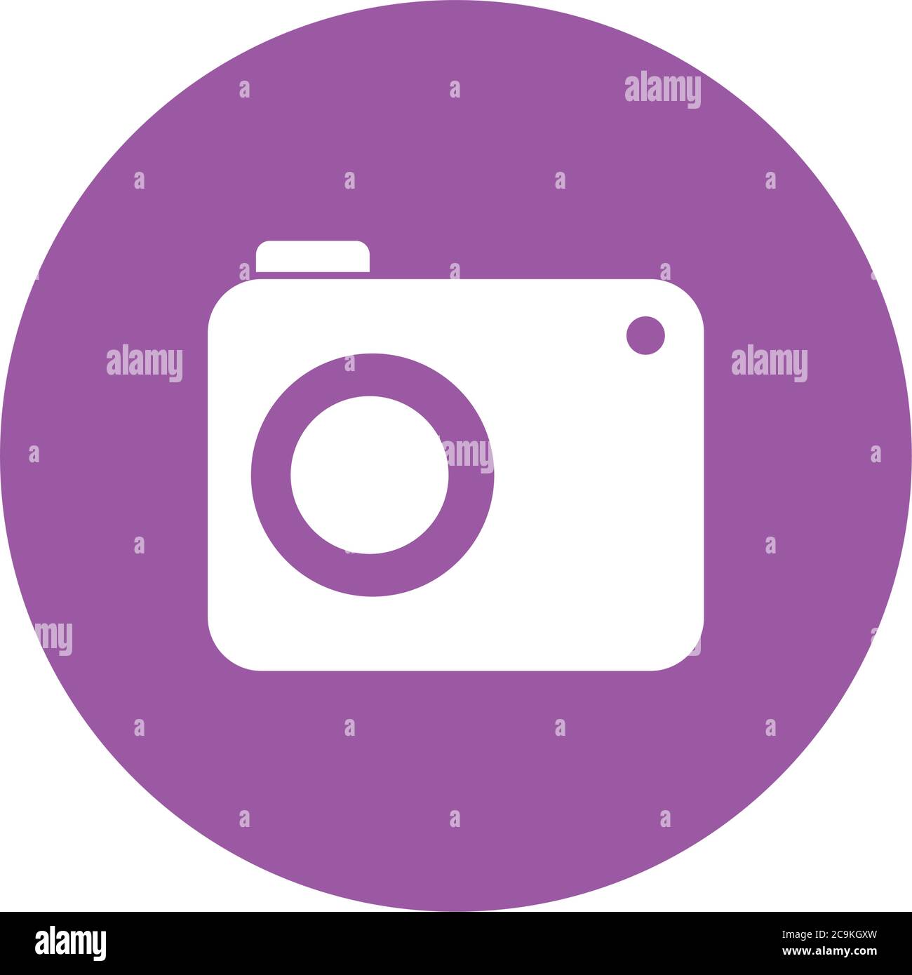 camera button icon, on white background Stock Vector Image & Art - Alamy