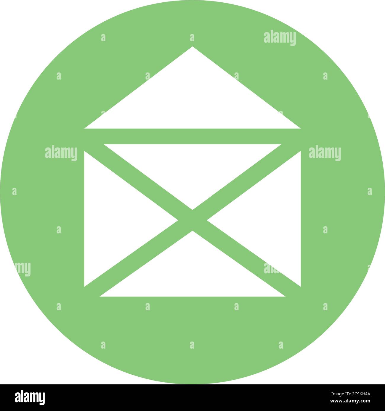 envelope email icon on white background Stock Vector Image & Art - Alamy