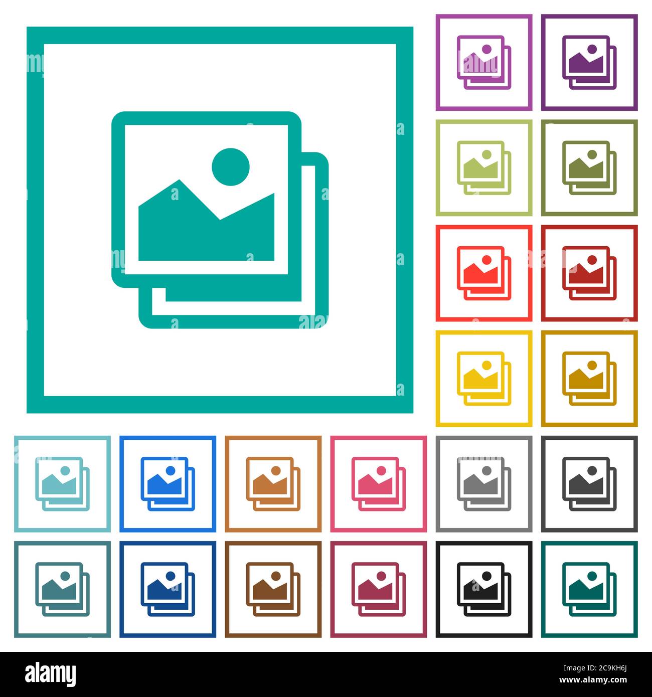 Multiple pictures frames Stock Vector Images - Alamy