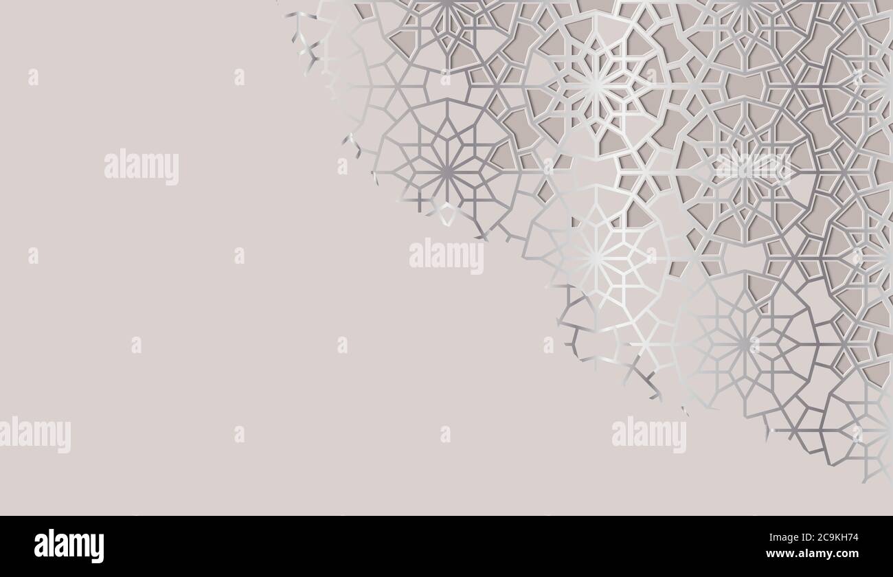 Cut out arabic abstract background, backdrop, card template. Cut out ...