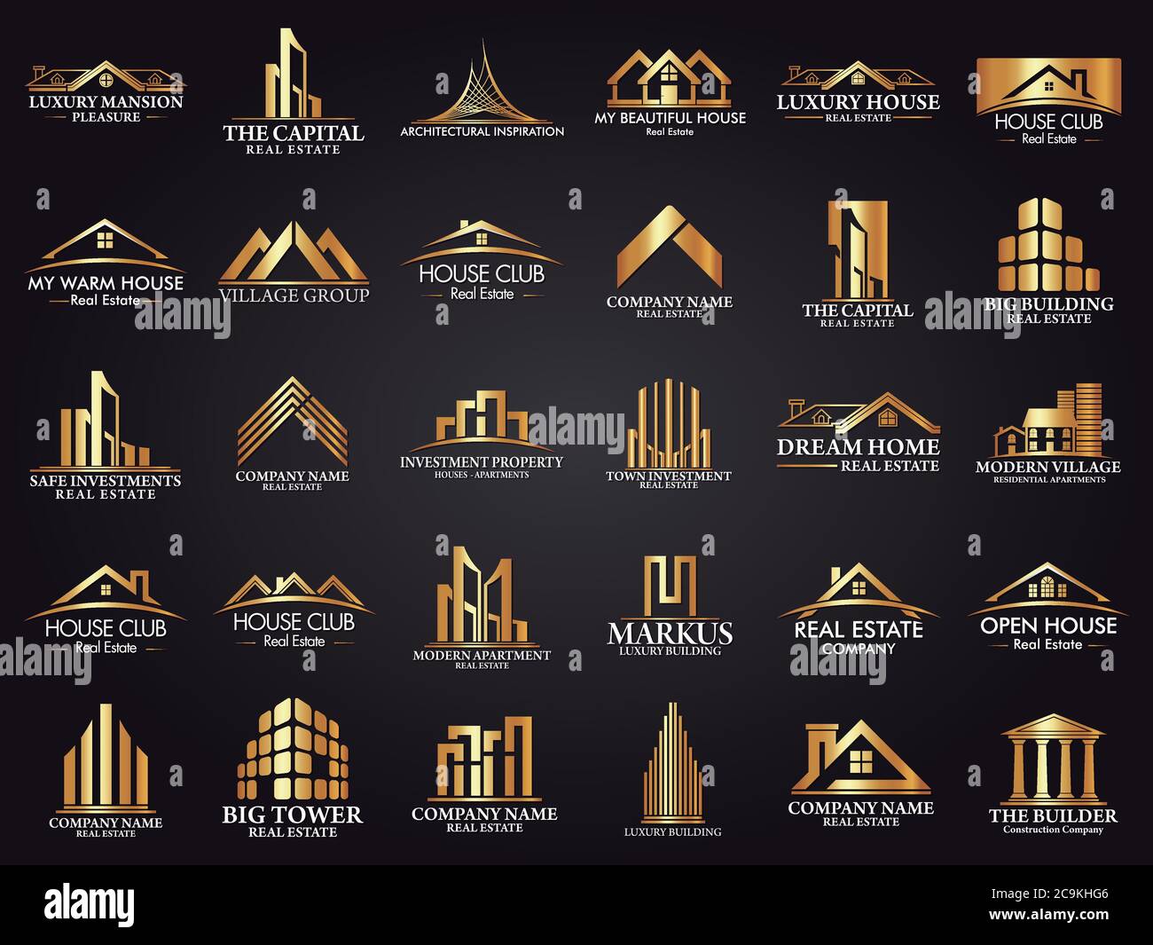 Mega Set and Big Group, Real Estate, Building and Construction Logo ...